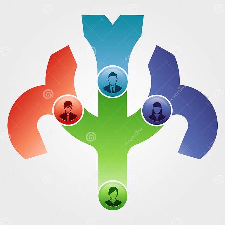 Management Tree stock illustration. Illustration of challenge - 27466597