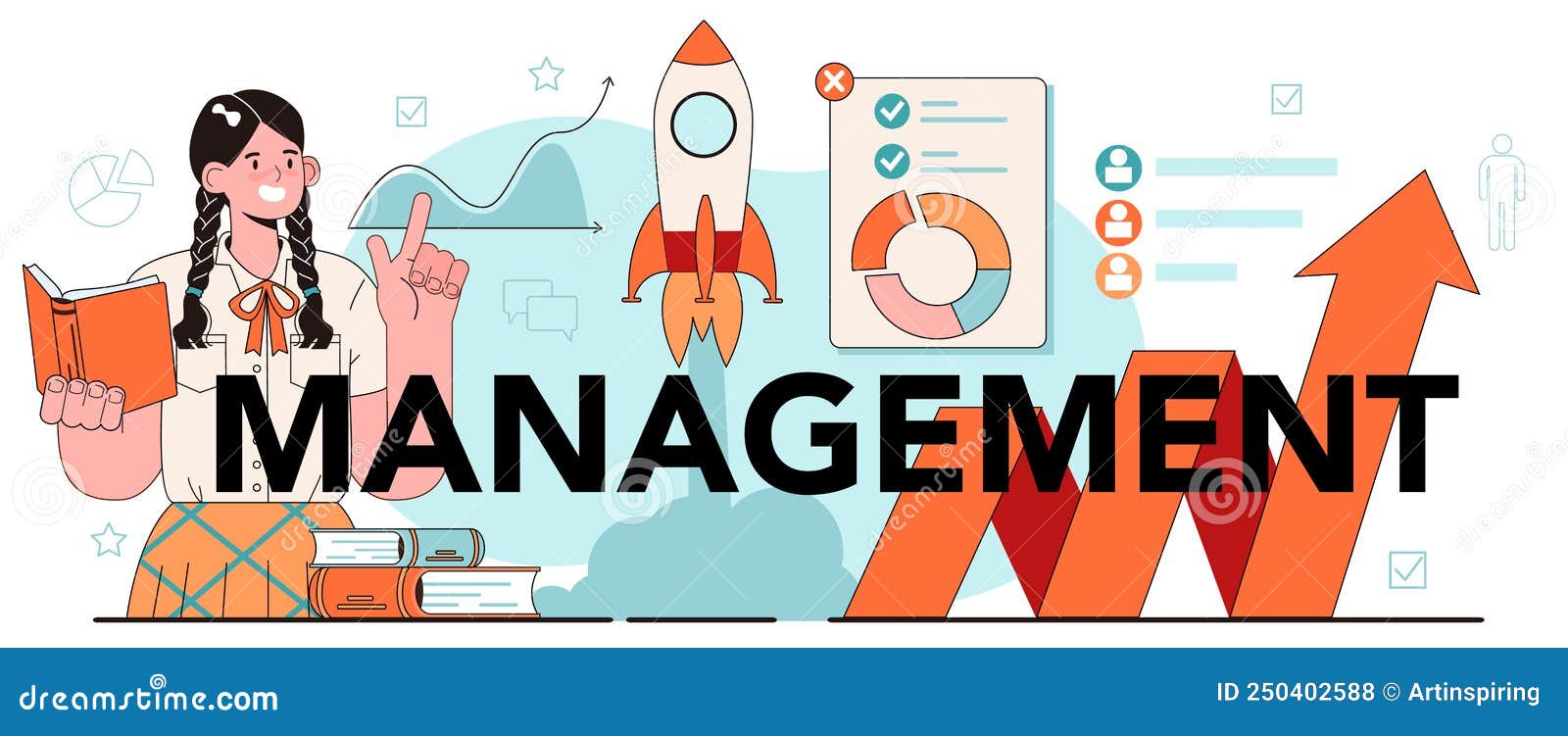 Management Typographic Header. Humanities Education, Social Sciences ...