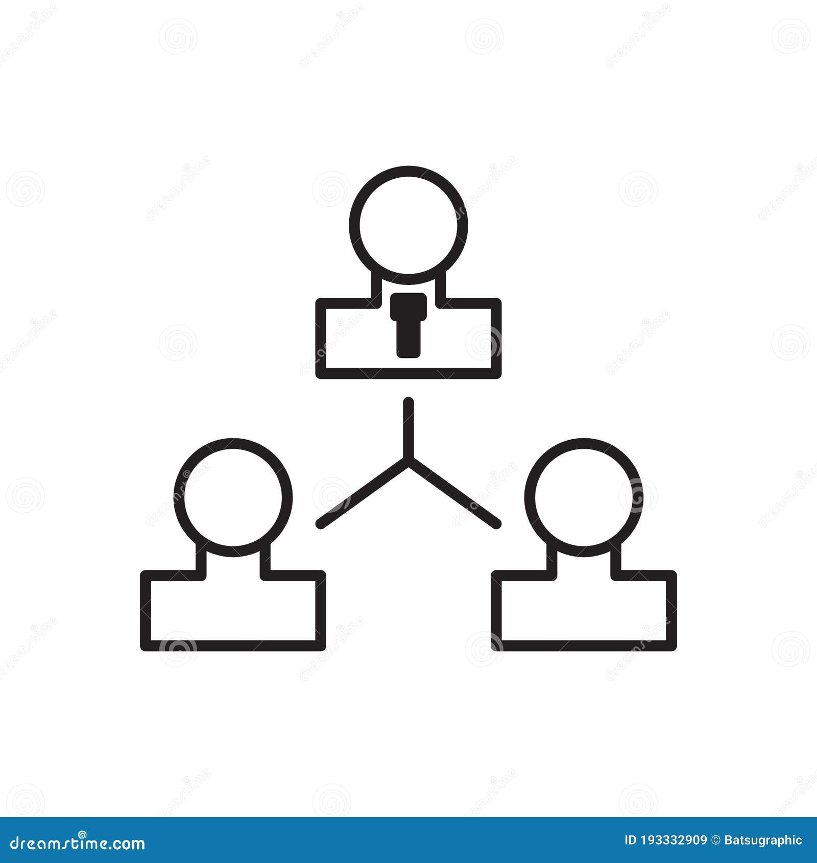 Management Vector Icon Logo Design Stock Vector - Illustration of ...