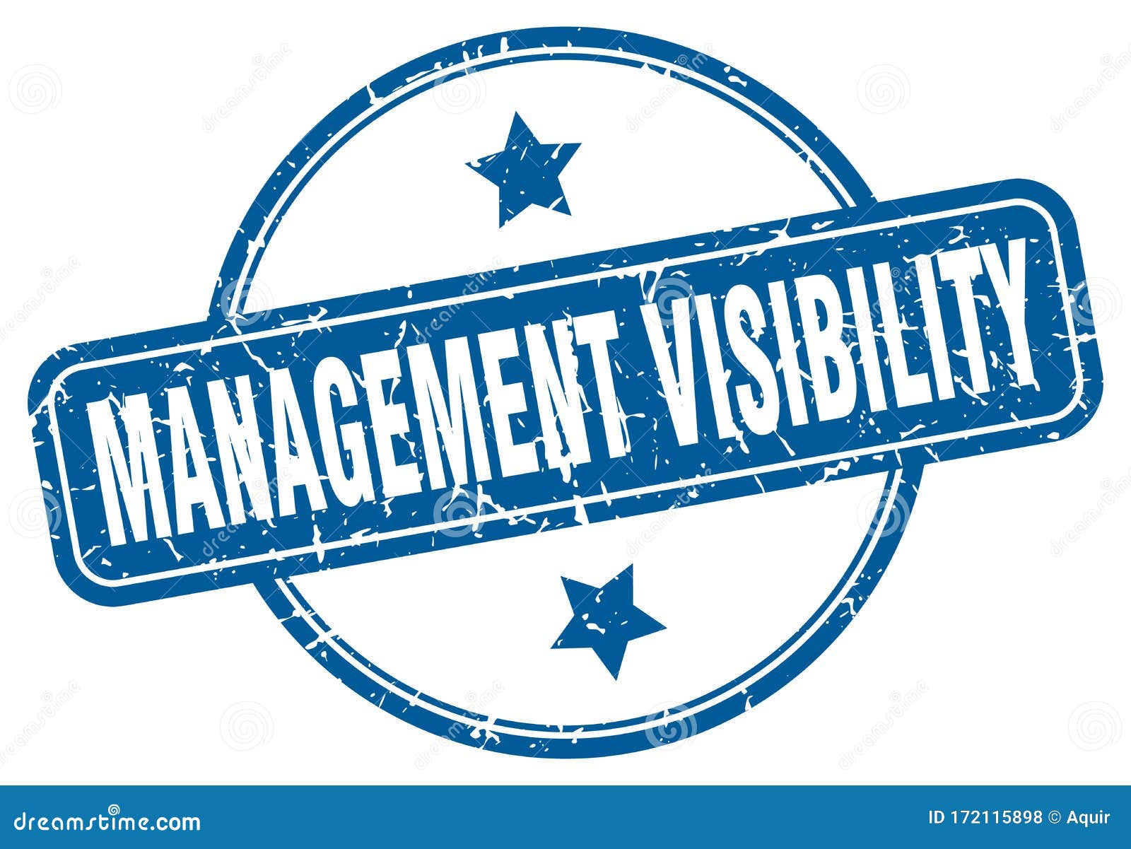 Management Visibility Stamp. Management Visibility Round Grunge Sign ...