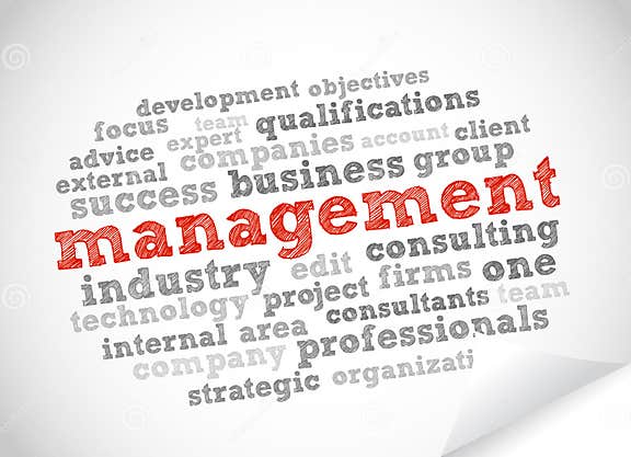 Management word cloud stock vector. Illustration of abstract - 21207857