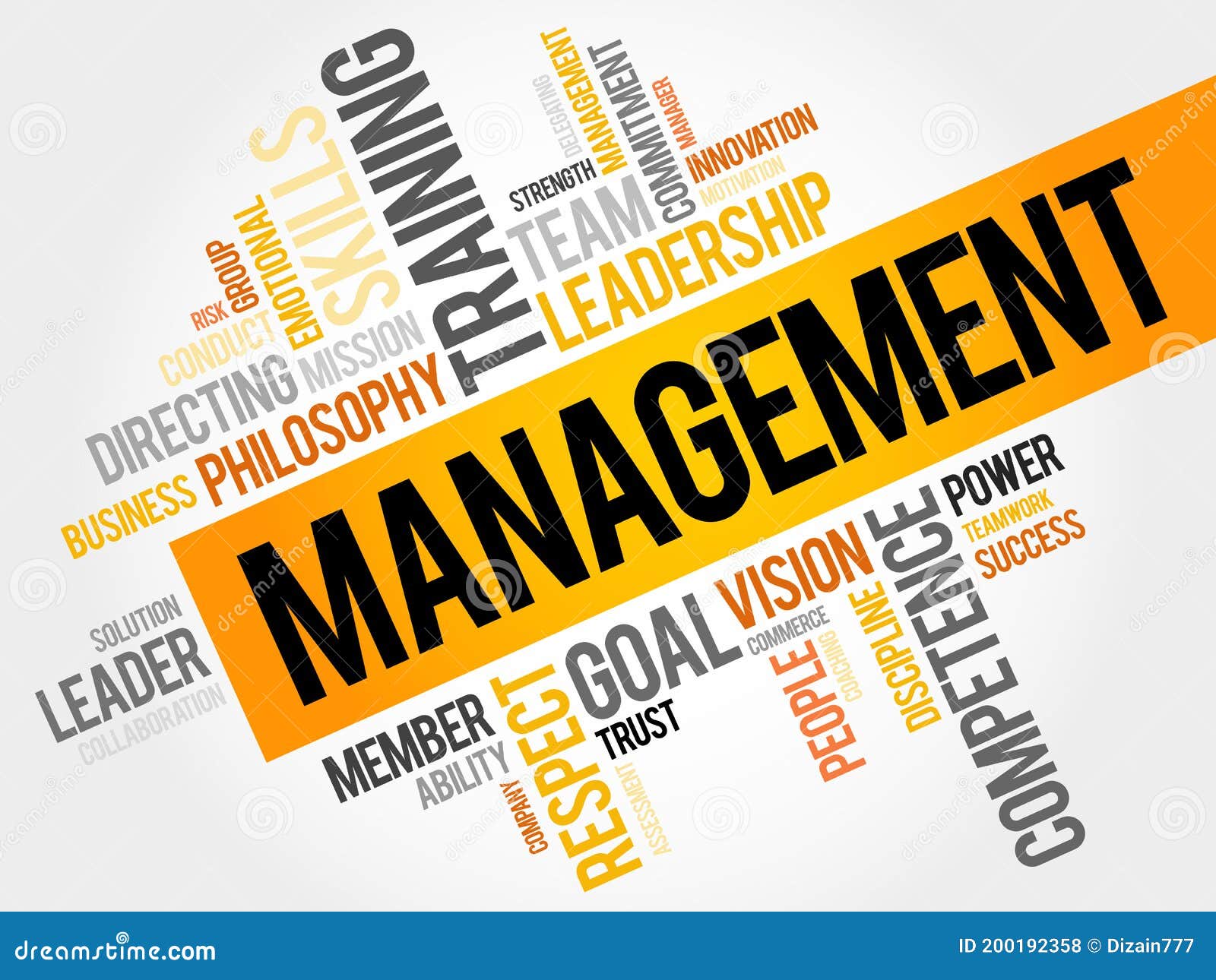 MANAGEMENT word cloud stock illustration. Illustration of exceed ...