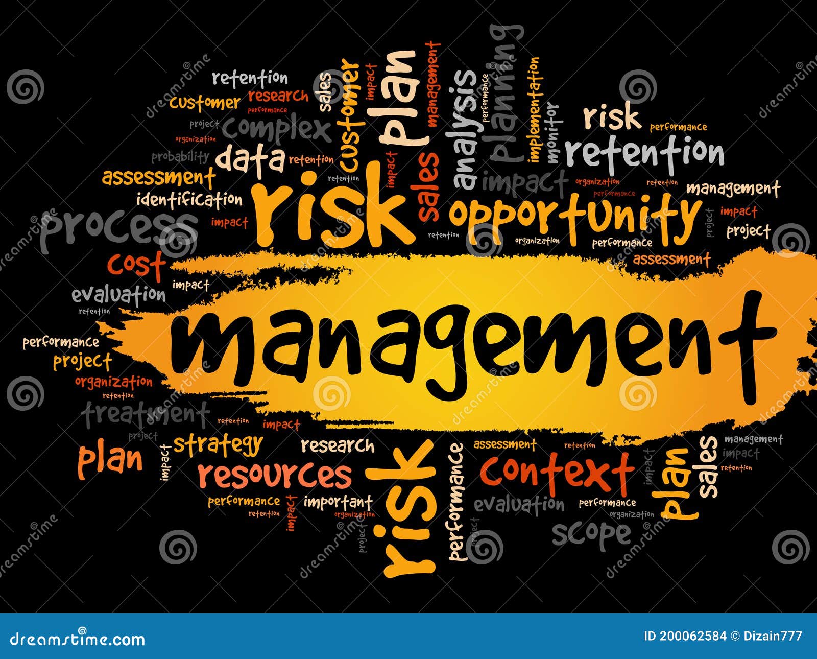 MANAGEMENT Word Cloud Collage Stock Illustration - Illustration of ...