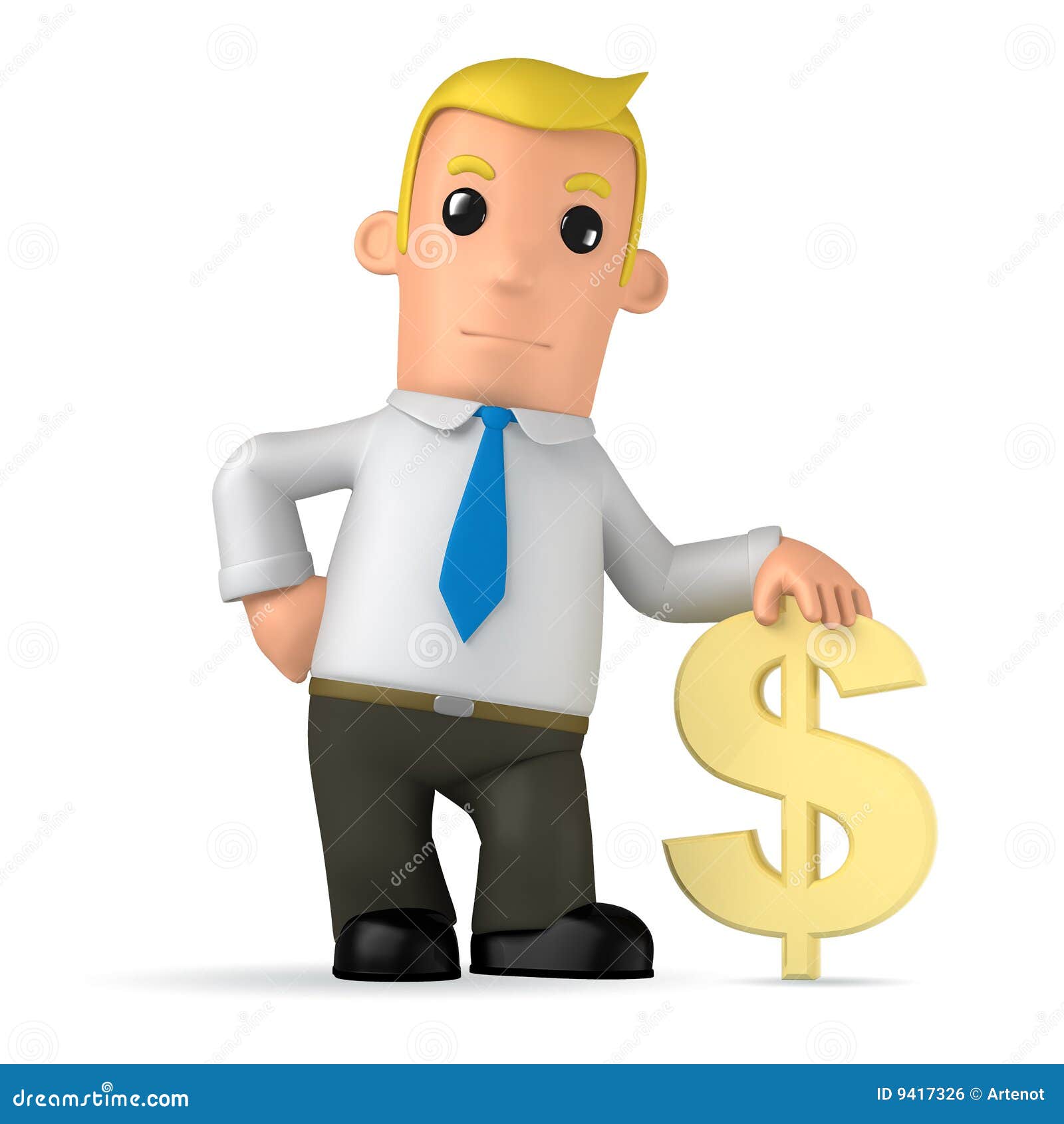 Manager stock illustration. Illustration of manager, three - 9417326