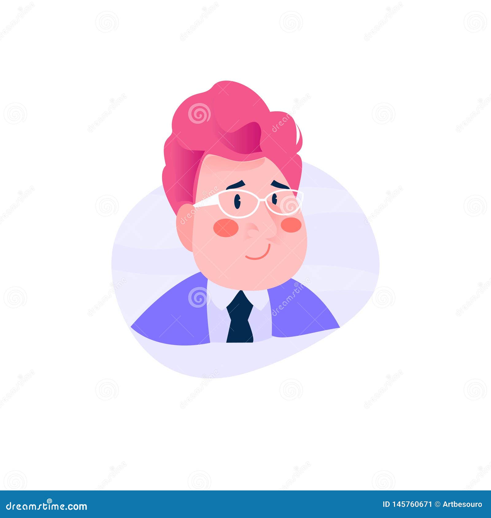 Manager avatar vector stock vector. Illustration of manager - 145760671