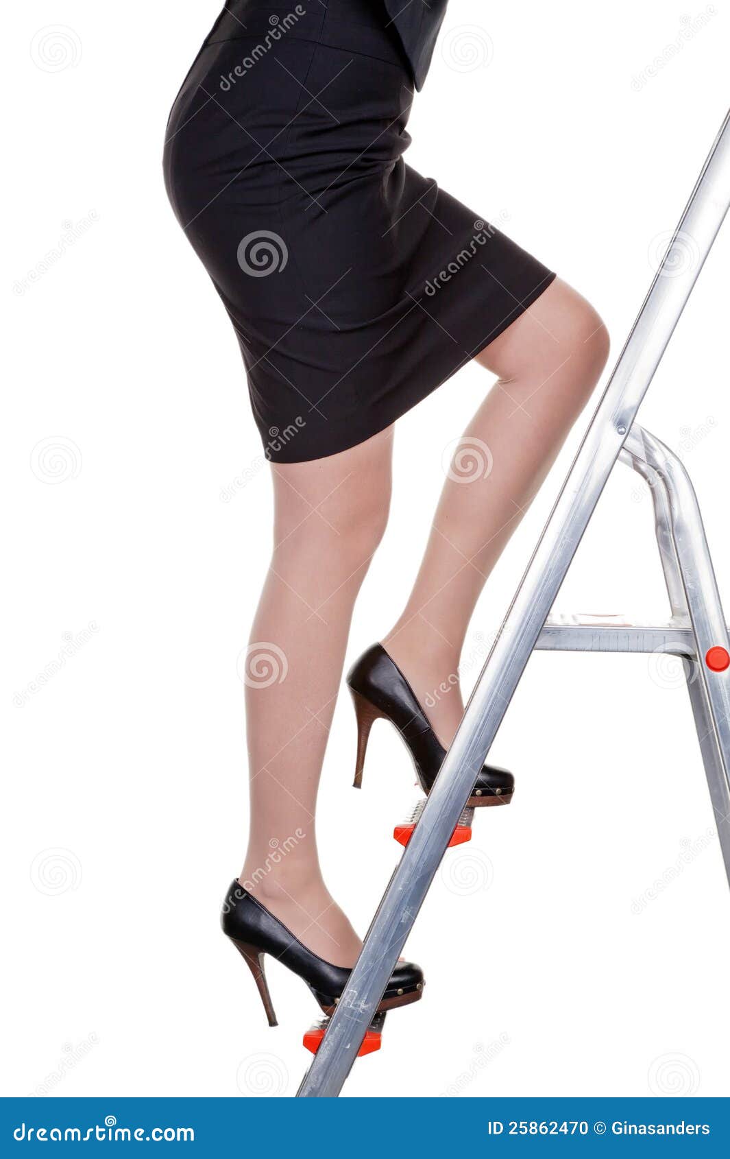 Manager on career ladder stock photo. Image of correspondence - 25862470