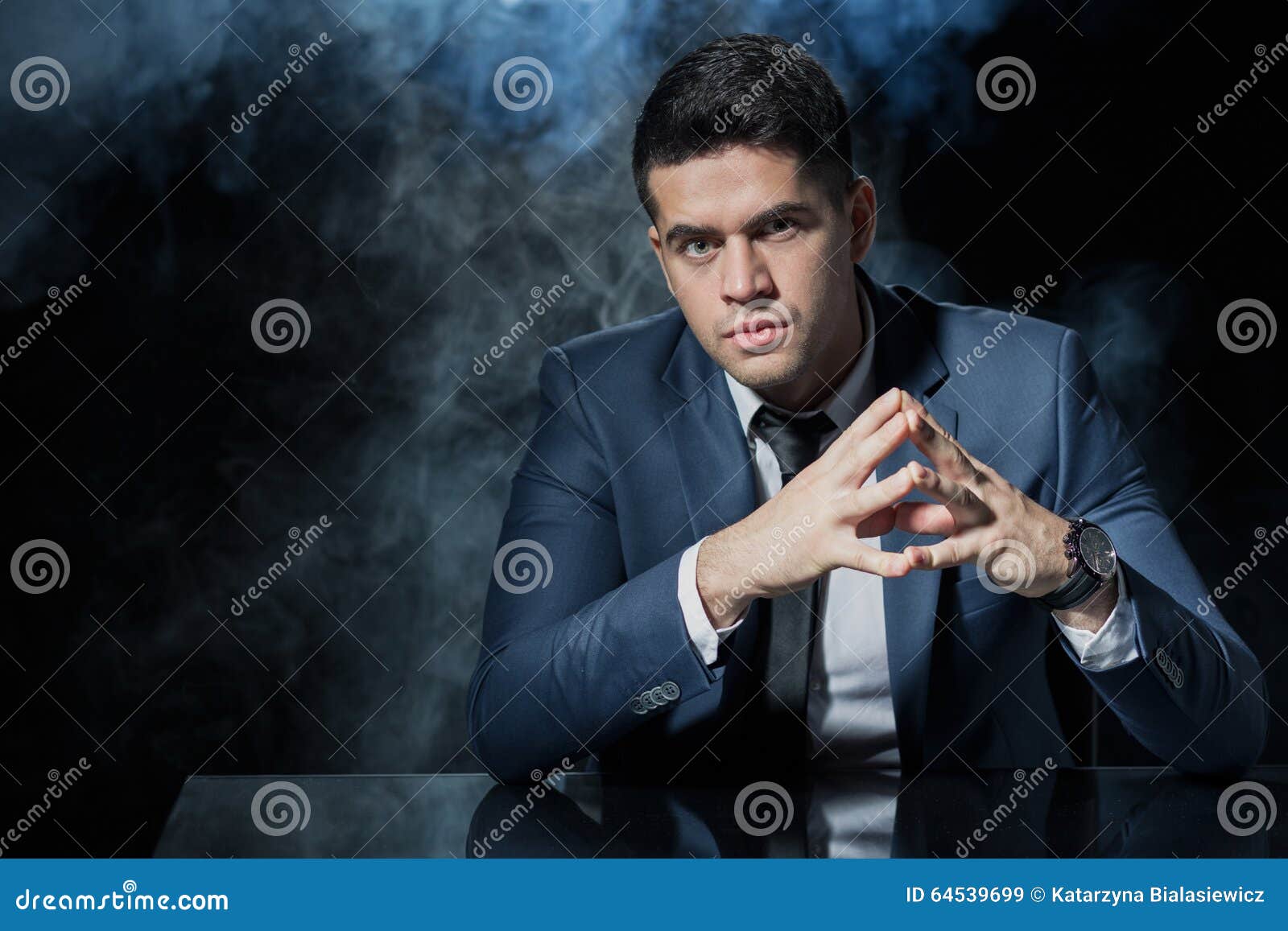 Manager with Confident Hand Gesture Stock Image - Image of insane ...