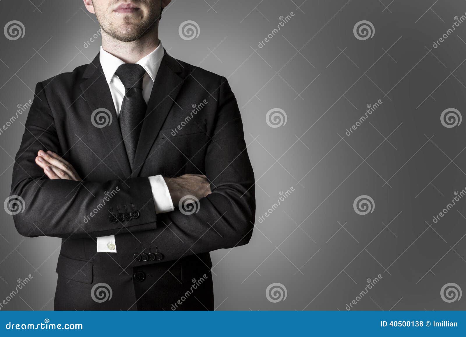 Manager with crossed arms stock photo. Image of chicanery - 40500138