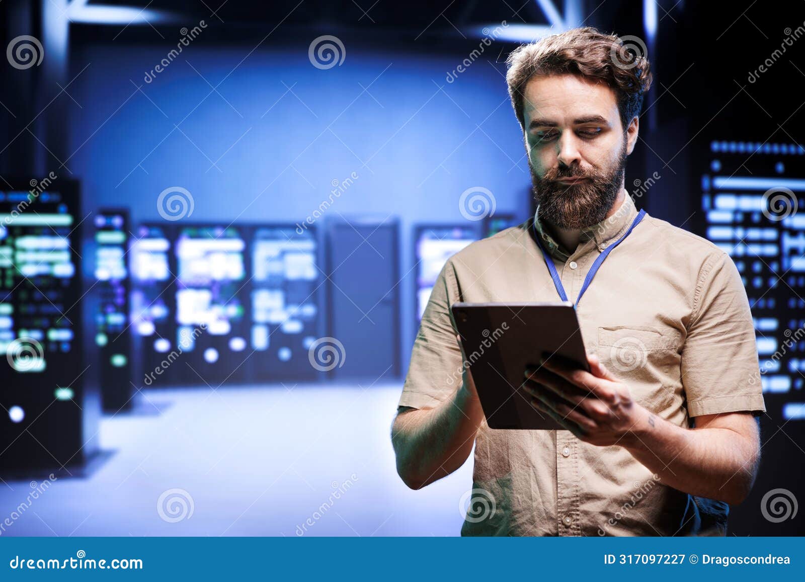 Computational Tasks Servers Stock Image - Image of information ...