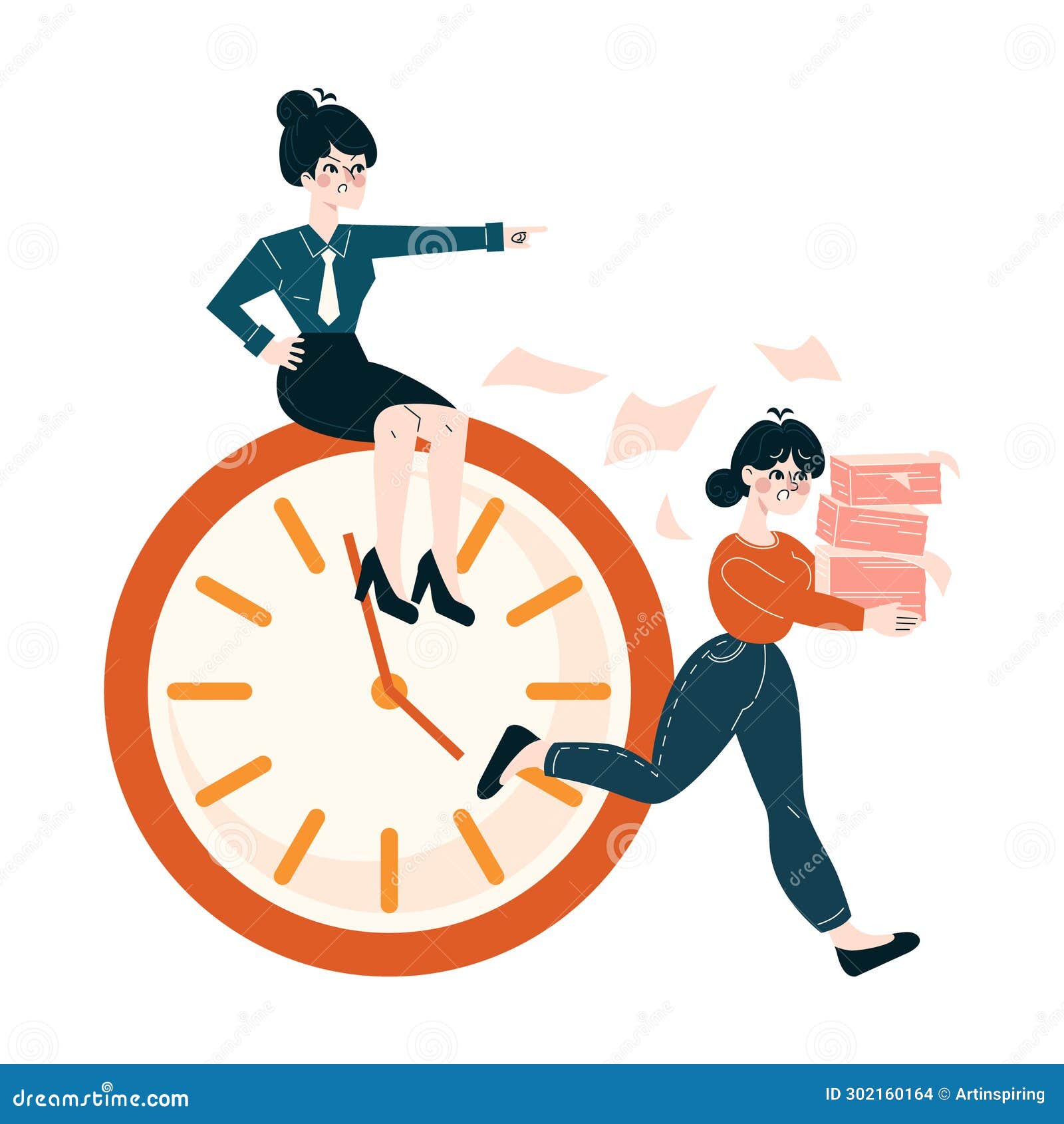 Manager Directs Operations As Staff Tackle Time-sensitive Tasks ...