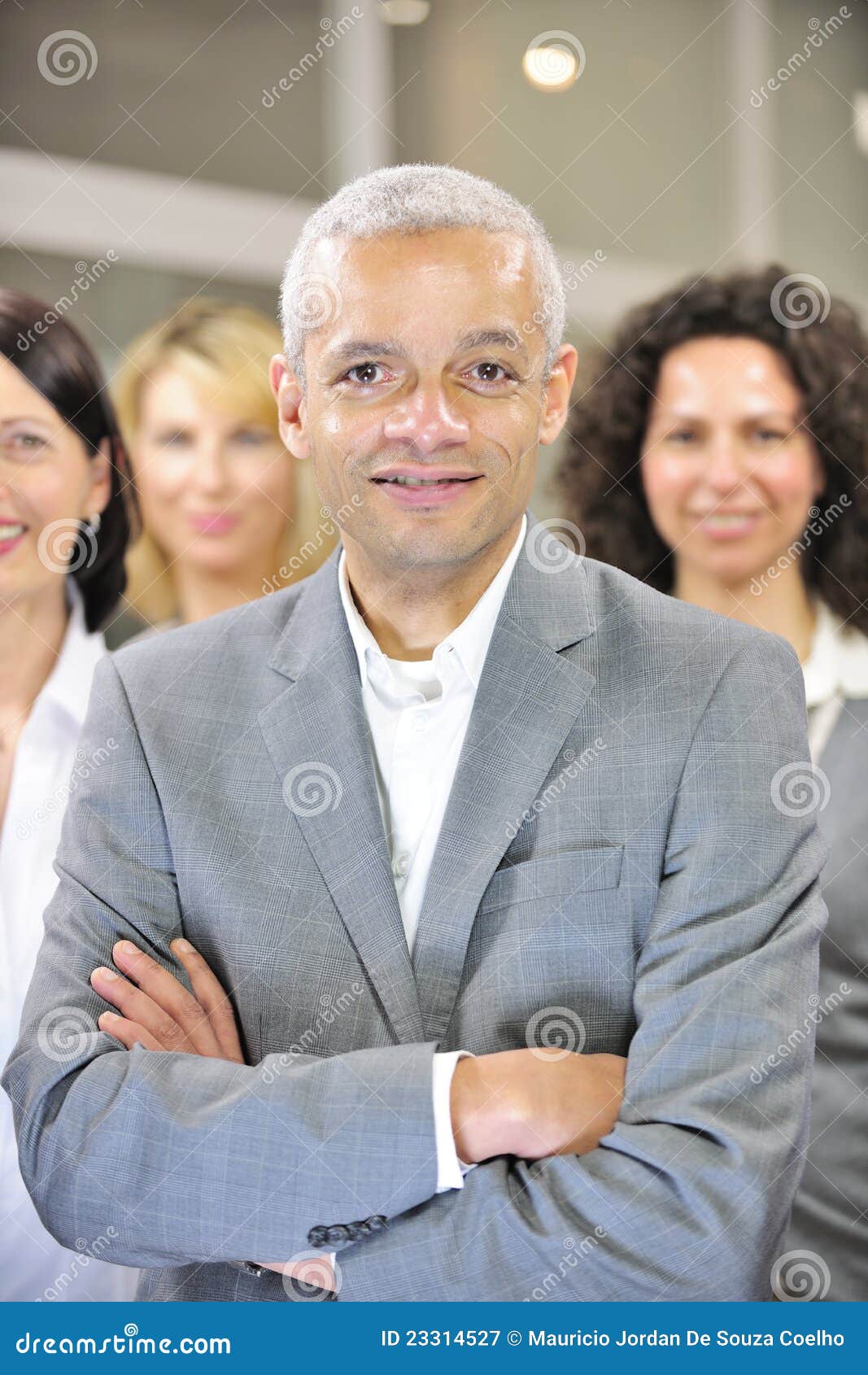 Manager and Employee Group or Team Stock Image - Image of company ...