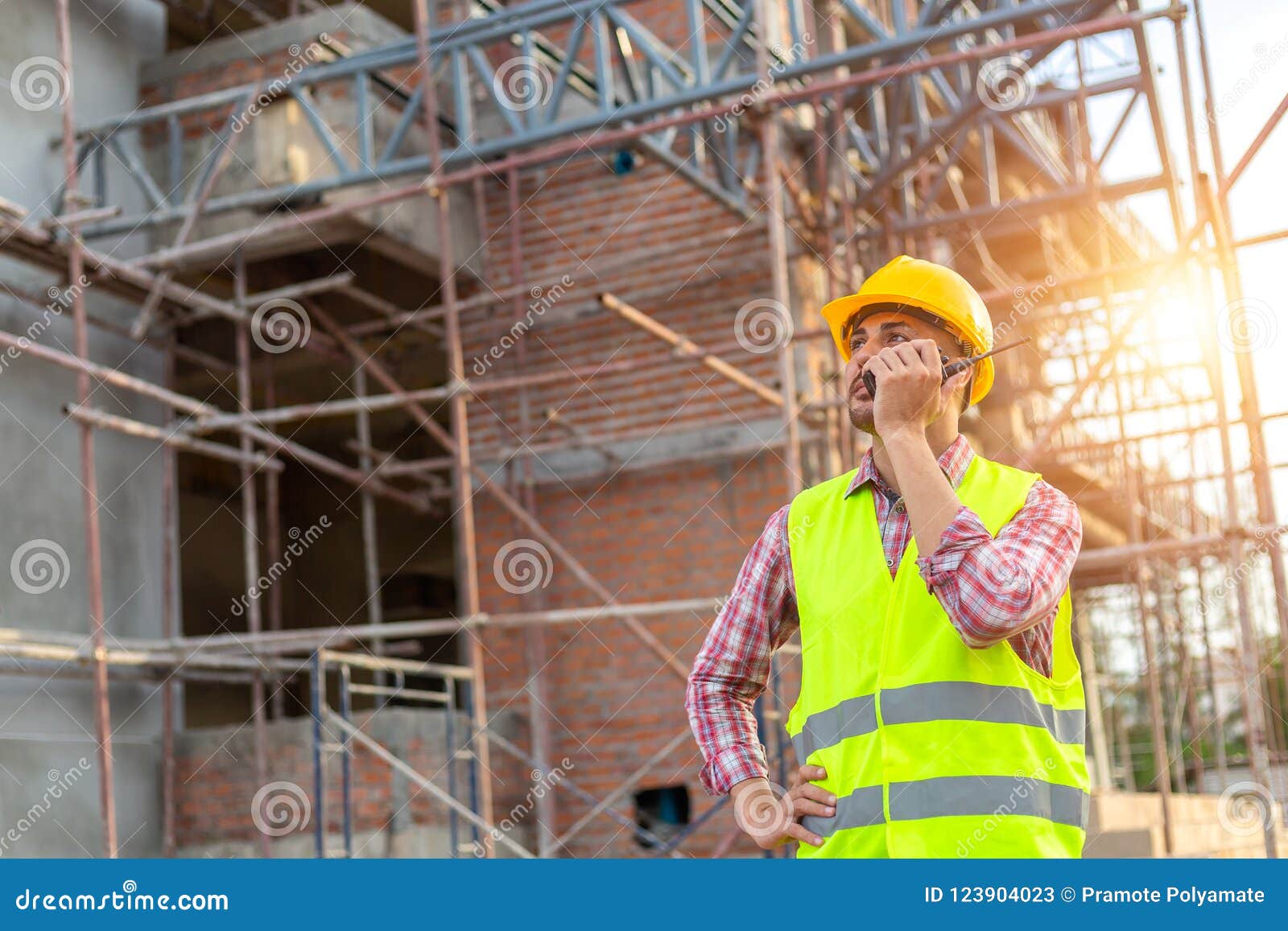 Manager Engineering in Standard Safety Uniform Working in a Pour Stock ...