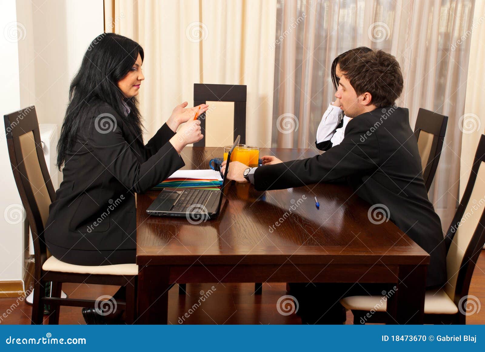 Manager Explain To Future Employees Stock Photo - Image of agreement ...