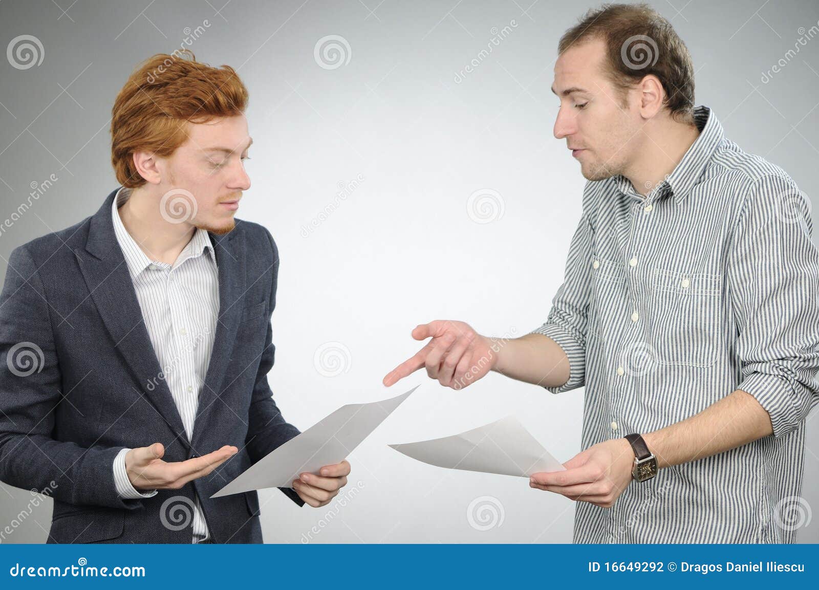 Manager Explaining Contract Stock Photo - Image of dismissing, stress ...