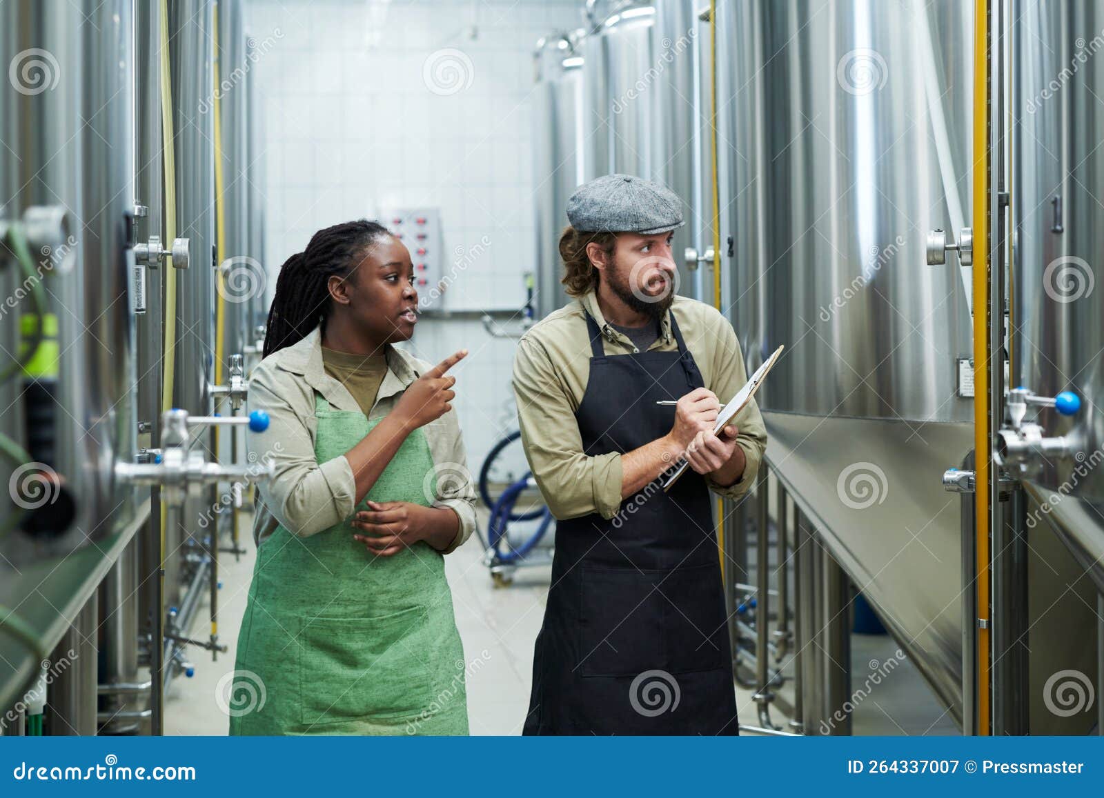 Manager Explaining Work To Employe Stock Image - Image of coworker ...