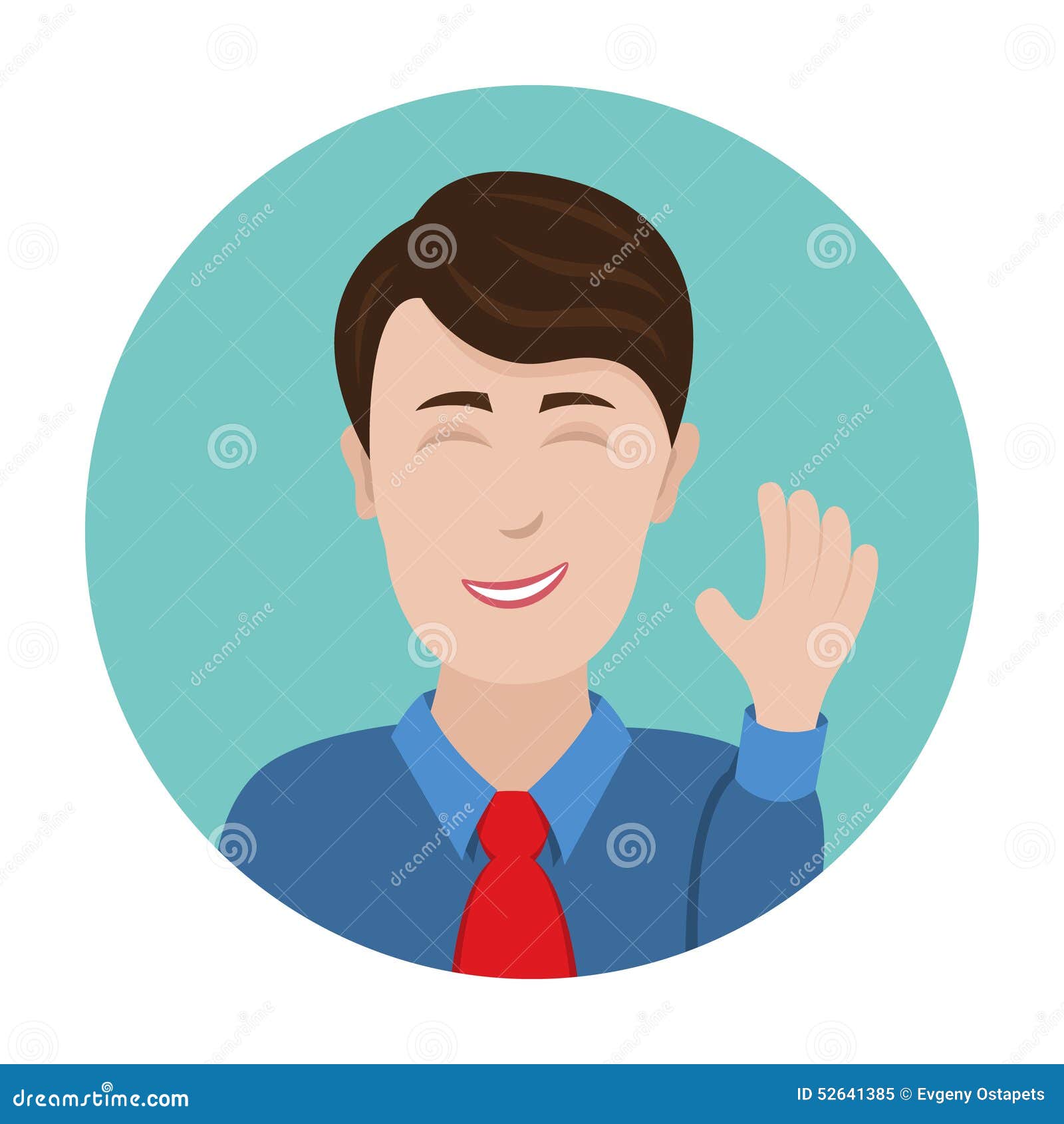 Manager stock vector. Illustration of hello, greeting - 52641385