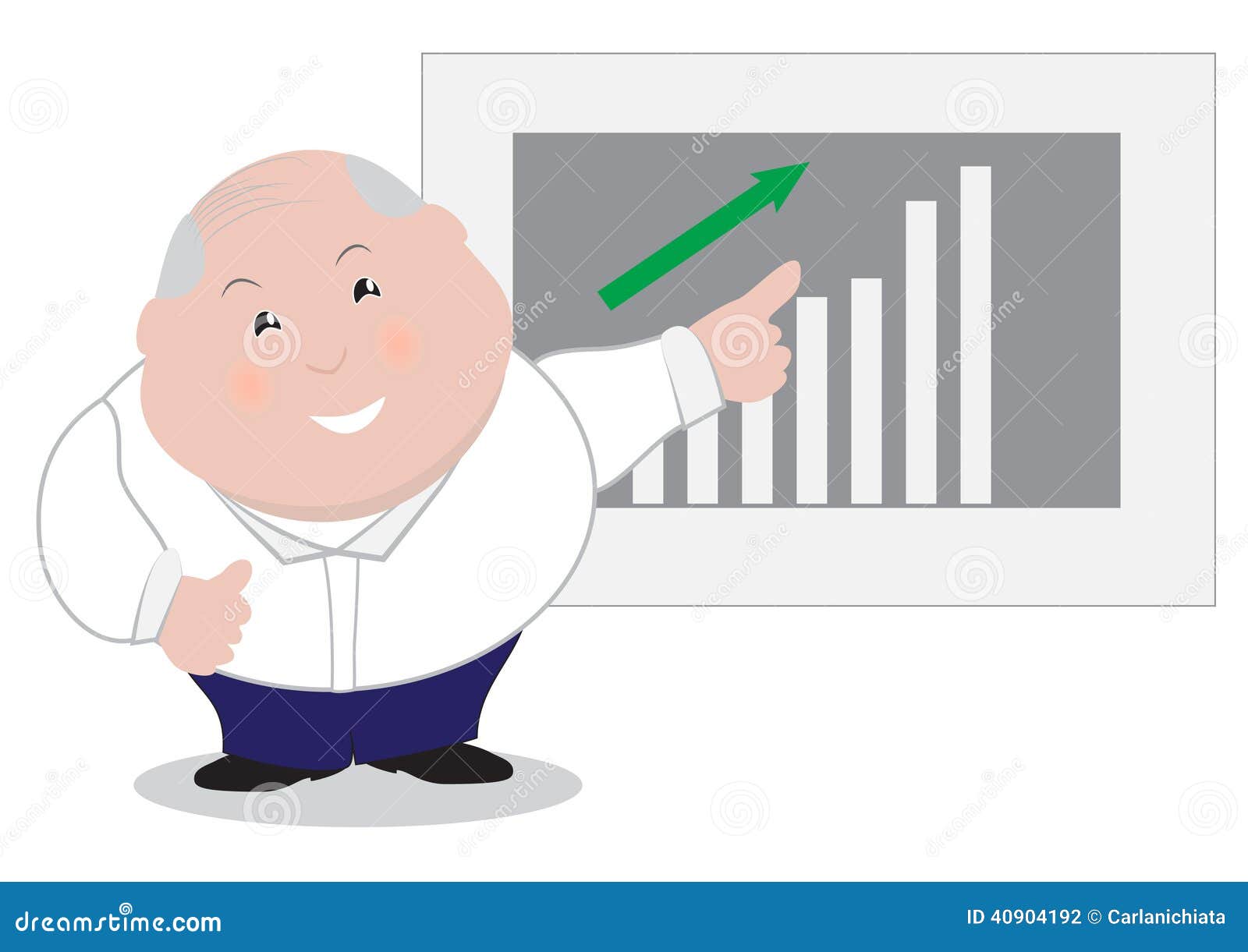 Manager happy stock vector. Illustration of businessman - 40904192