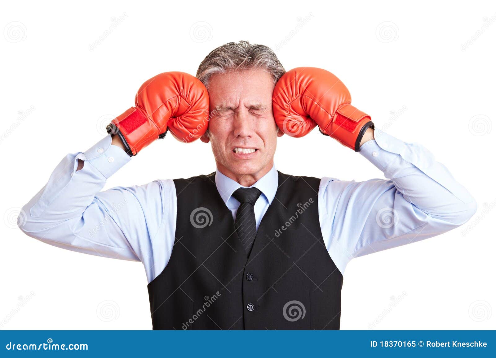 Manager with headache stock image. Image of despair, effort - 18370165