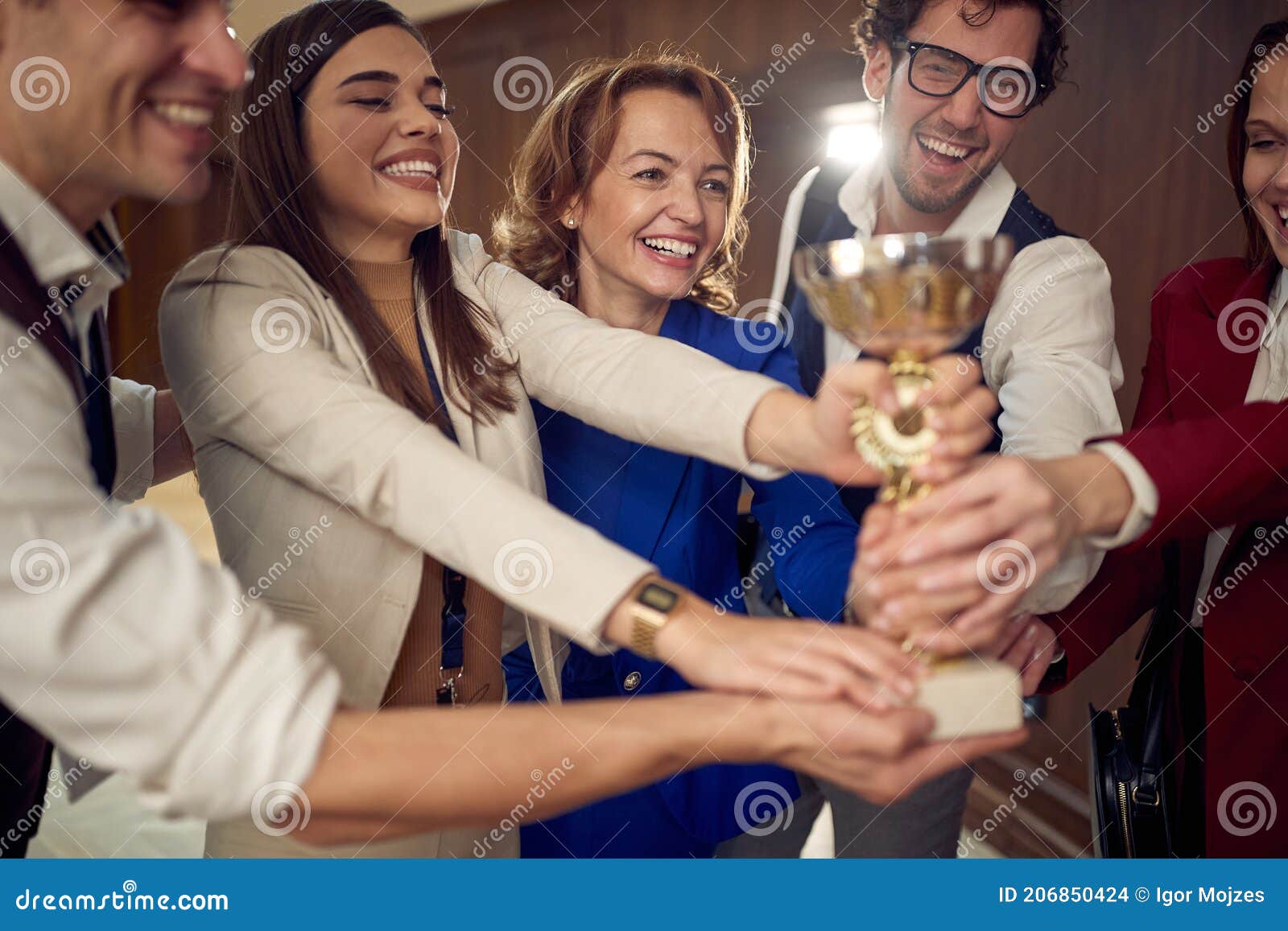 Manager and Her Successful Team Together Stock Photo - Image of hotel ...