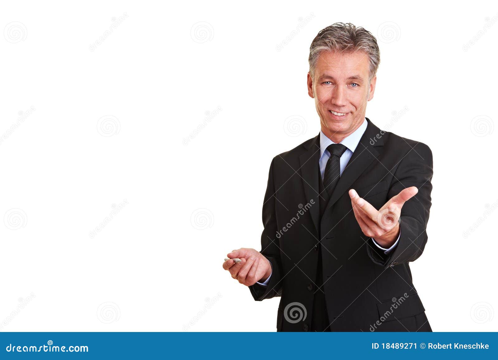 Manager holding sales talk stock image. Image of consultant - 18489271