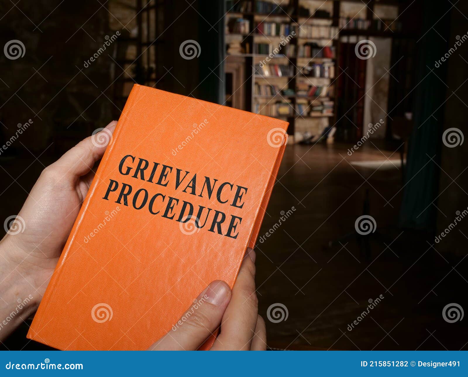Manager Holds Guide about Grievance Procedure. Stock Photo - Image of ...