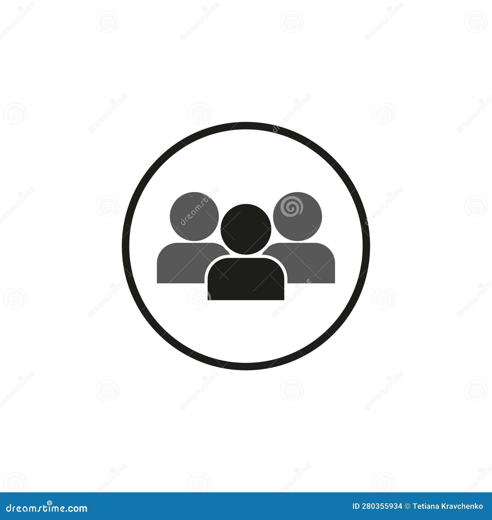 Manager Icon, Management and Connection, Teamwork and Community. Vector ...