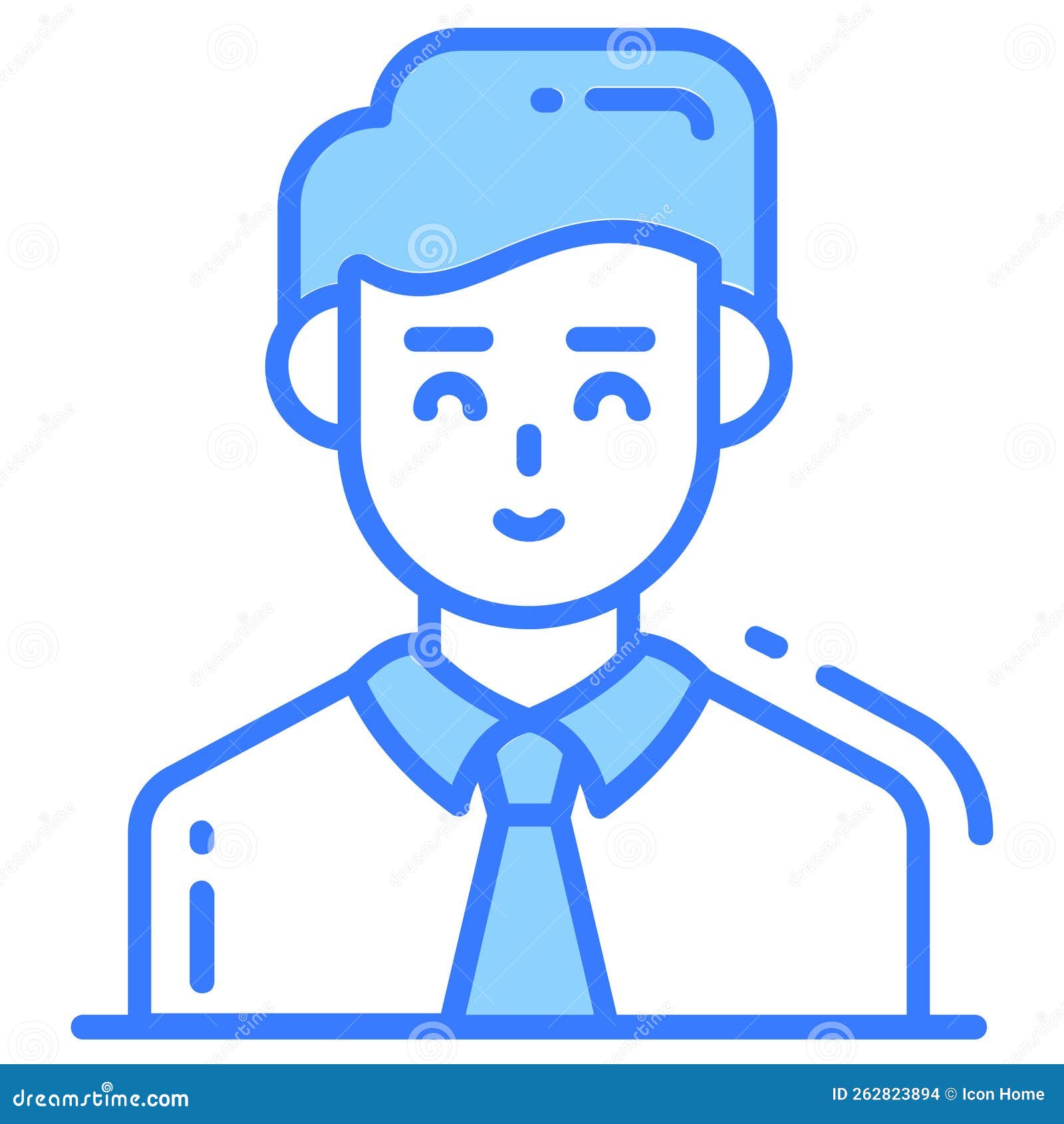 Manager Icon, Single Avatar Vector Illustration Stock Vector ...