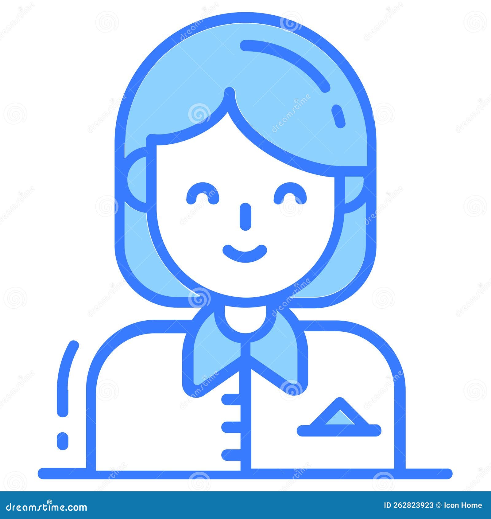 Manager Icon, Single Avatar Vector Illustration Stock Vector ...