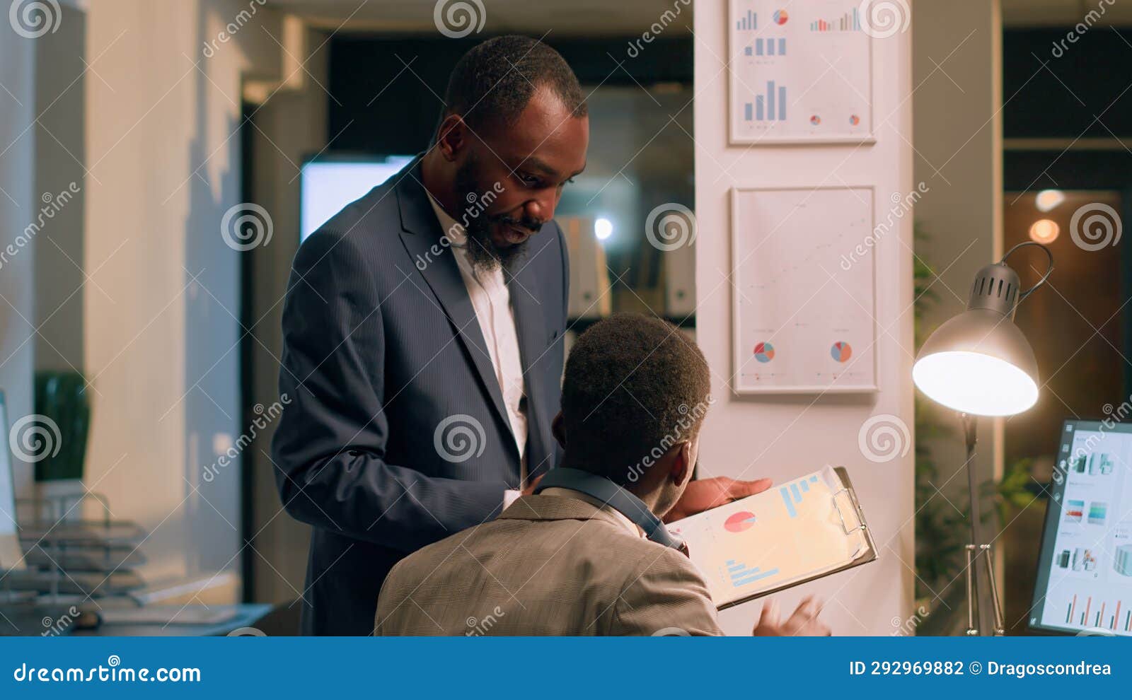 Manager Interrupting Distracted Worker Stock Photo - Image of ...