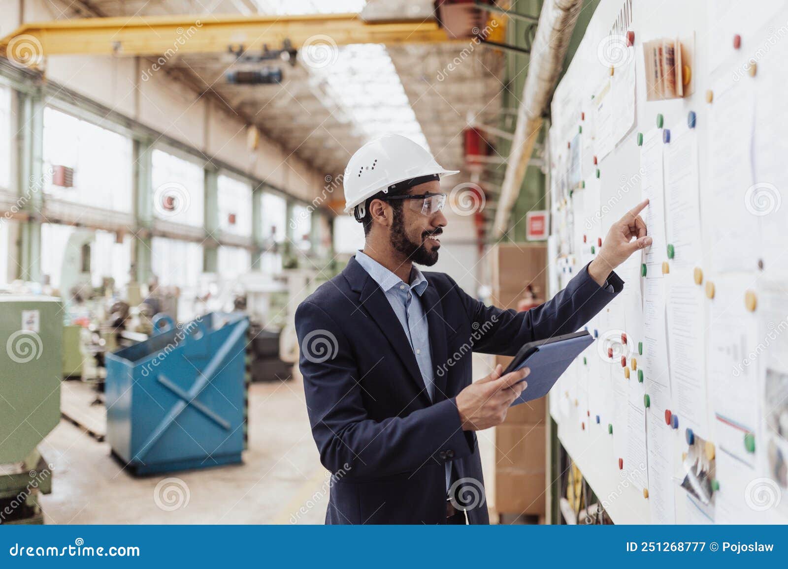 Manager Leader is Making Team Training for Technicians, Supervisors ...