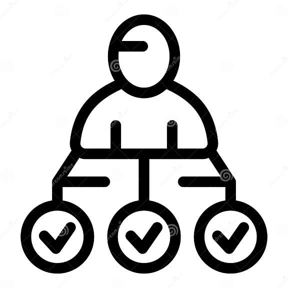 Manager Controlling All Tasks Being Done Correctly Stock Illustration ...