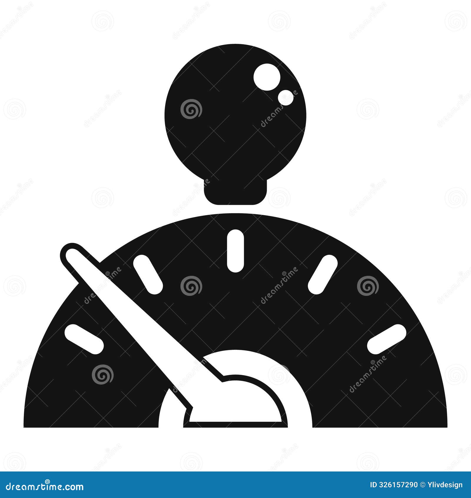 Manager Measuring Employee Performance with Speedometer Icon Stock ... Manager Measuring Employee Performance with Speedometer Icon Stock ...