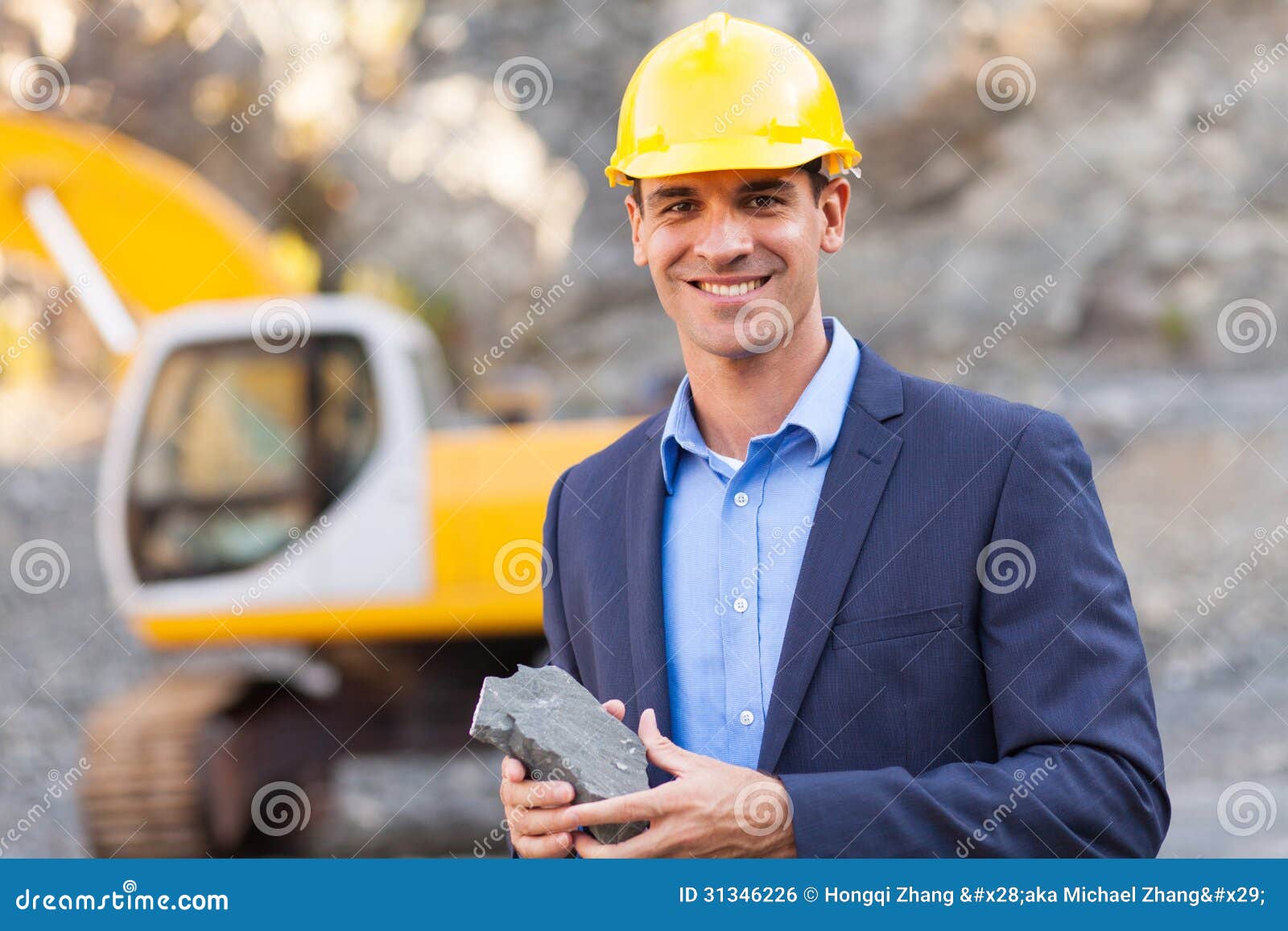Manager mining site stock photo. Image of occupation - 31346226