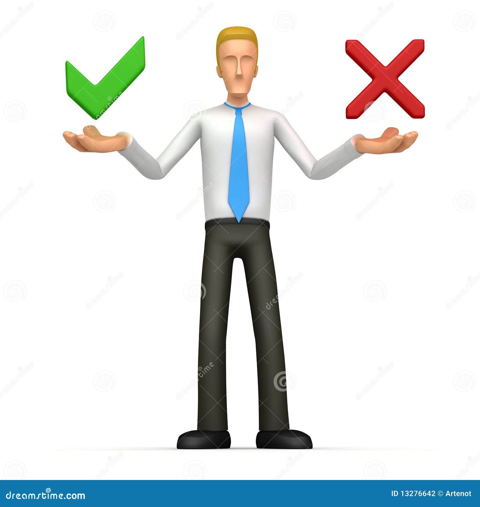 Manager Offers a Choice of Options Stock Illustration - Illustration of ...