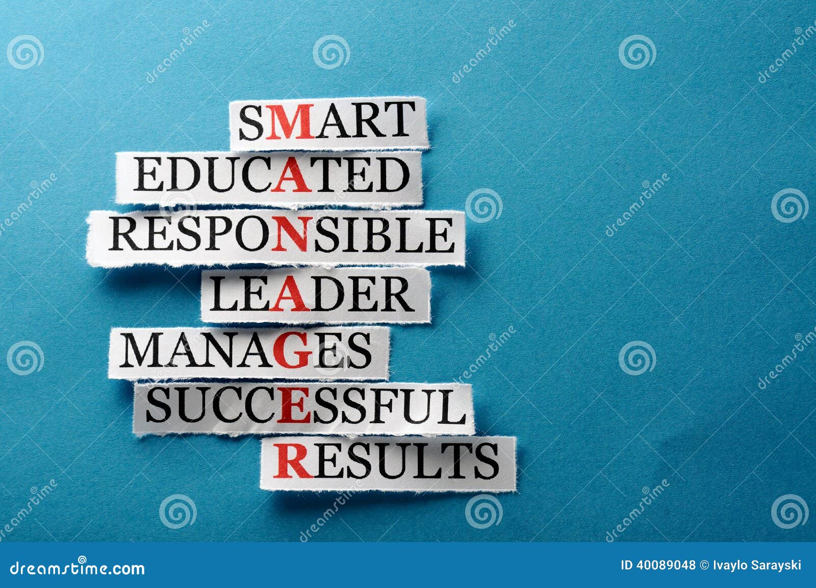 Manager paper stock photo. Image of achievement, motivation - 40089048