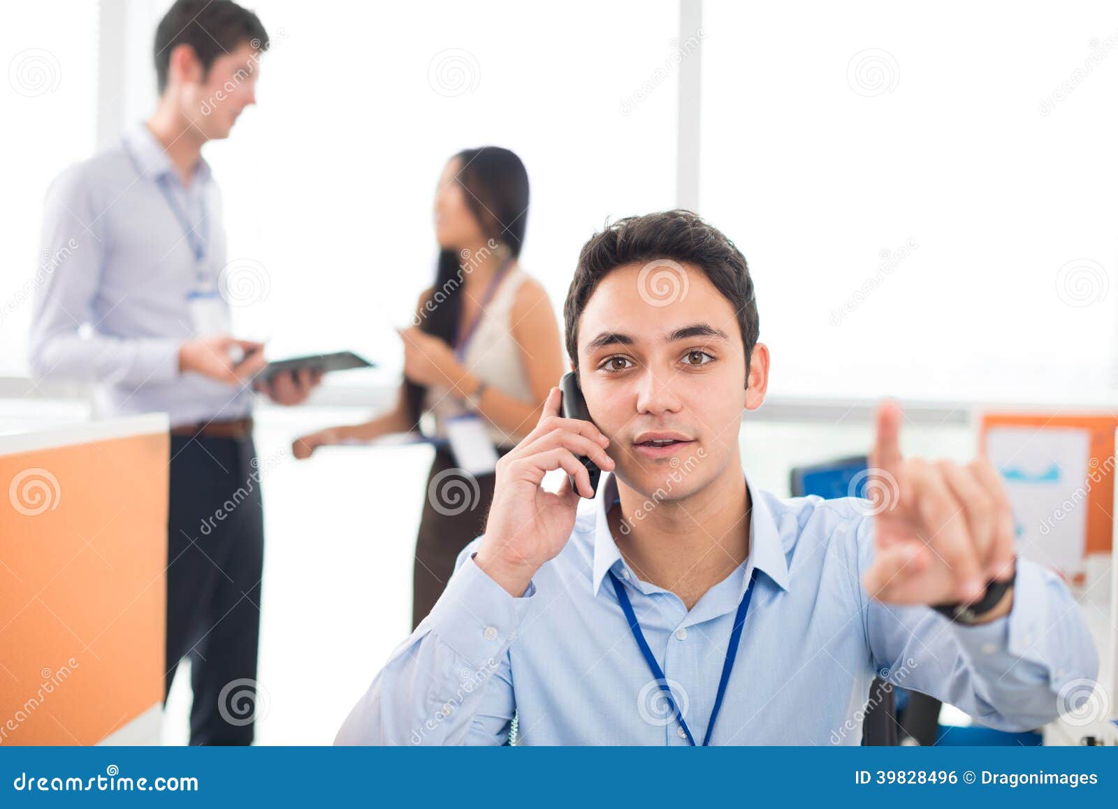 Manager on the phone stock photo. Image of communication - 39828496