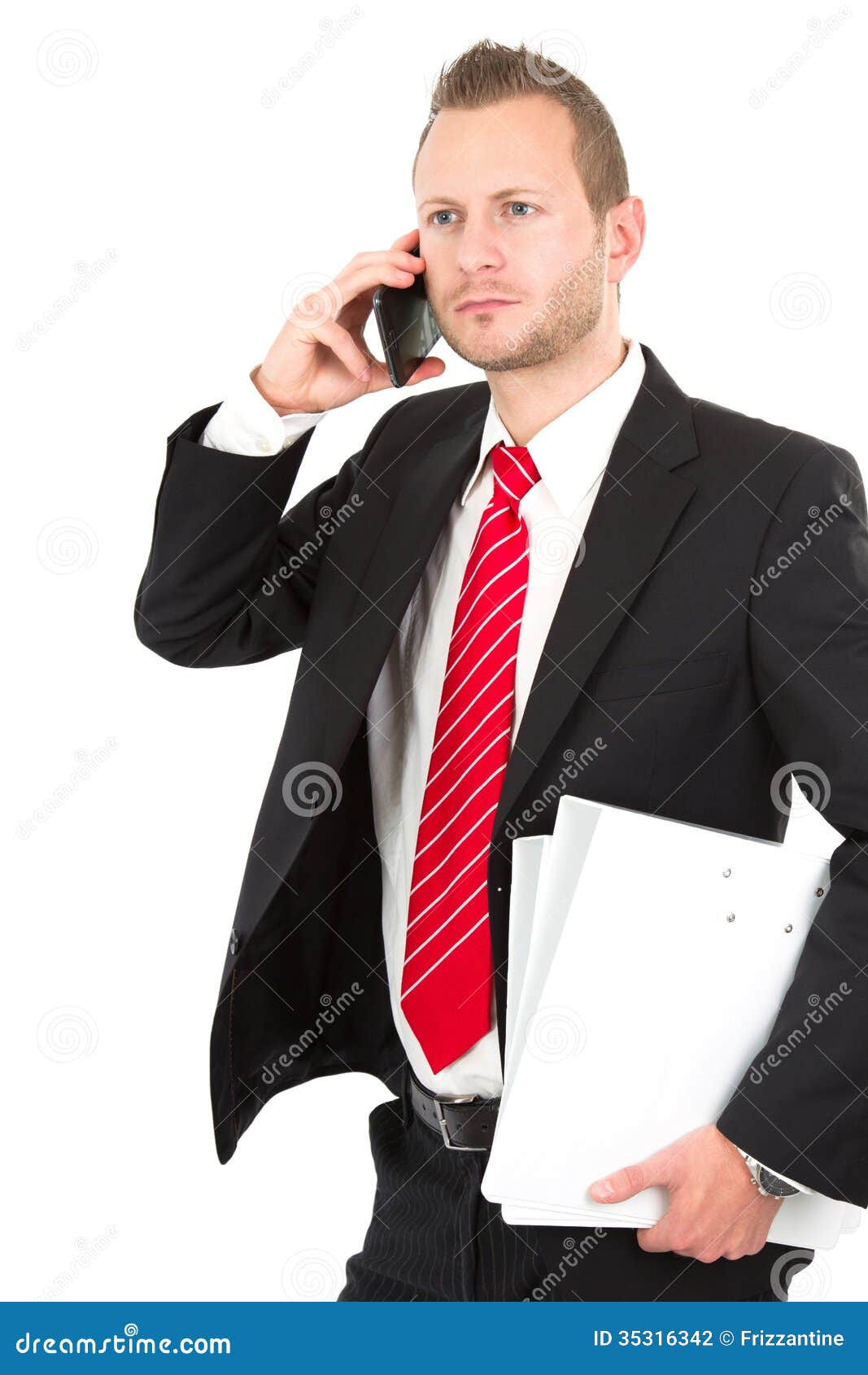 Manager on phone stock photo. Image of communication - 35316342
