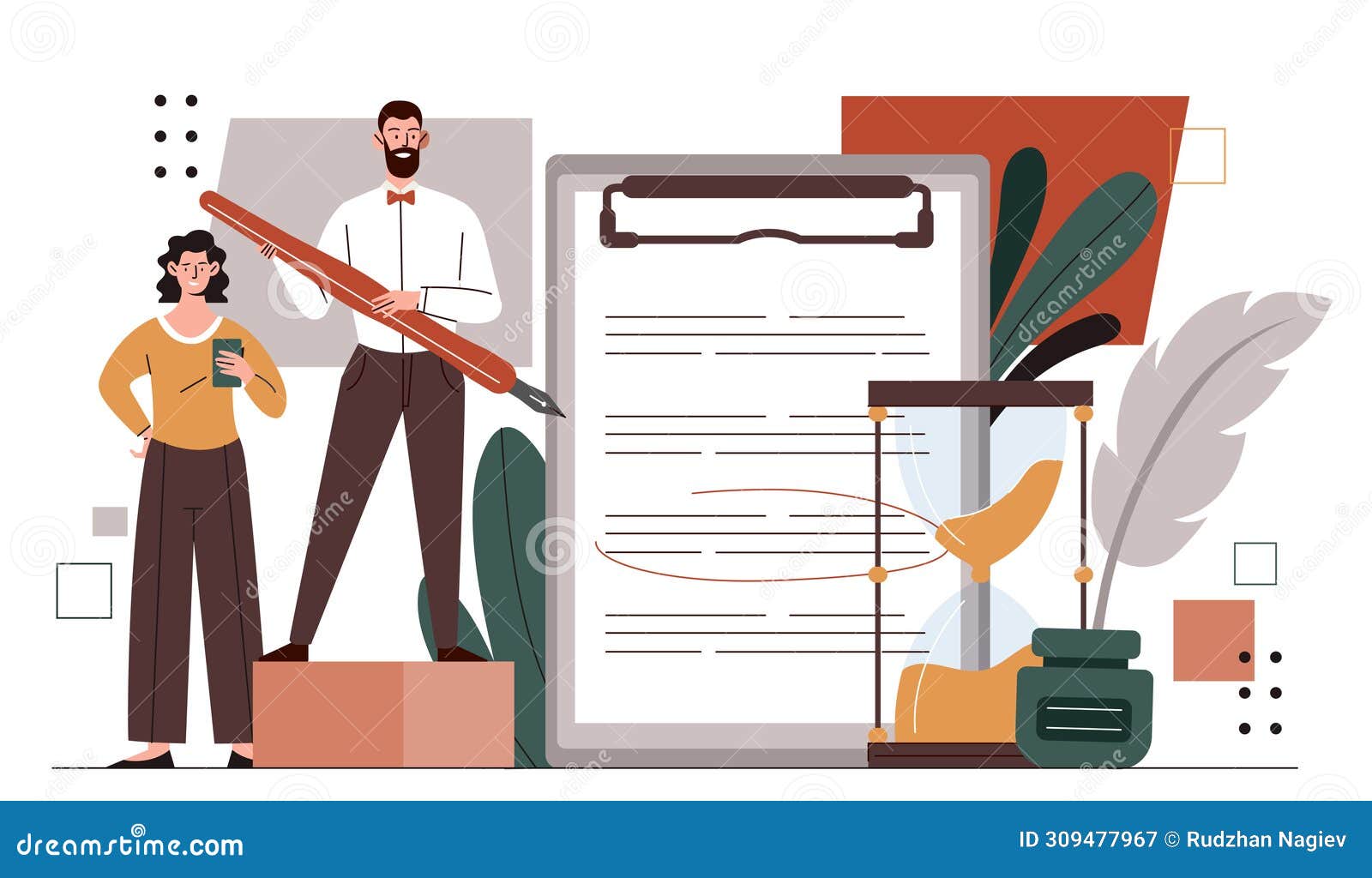 Manager Prioritizing Vector Concept Stock Vector - Illustration of note ...