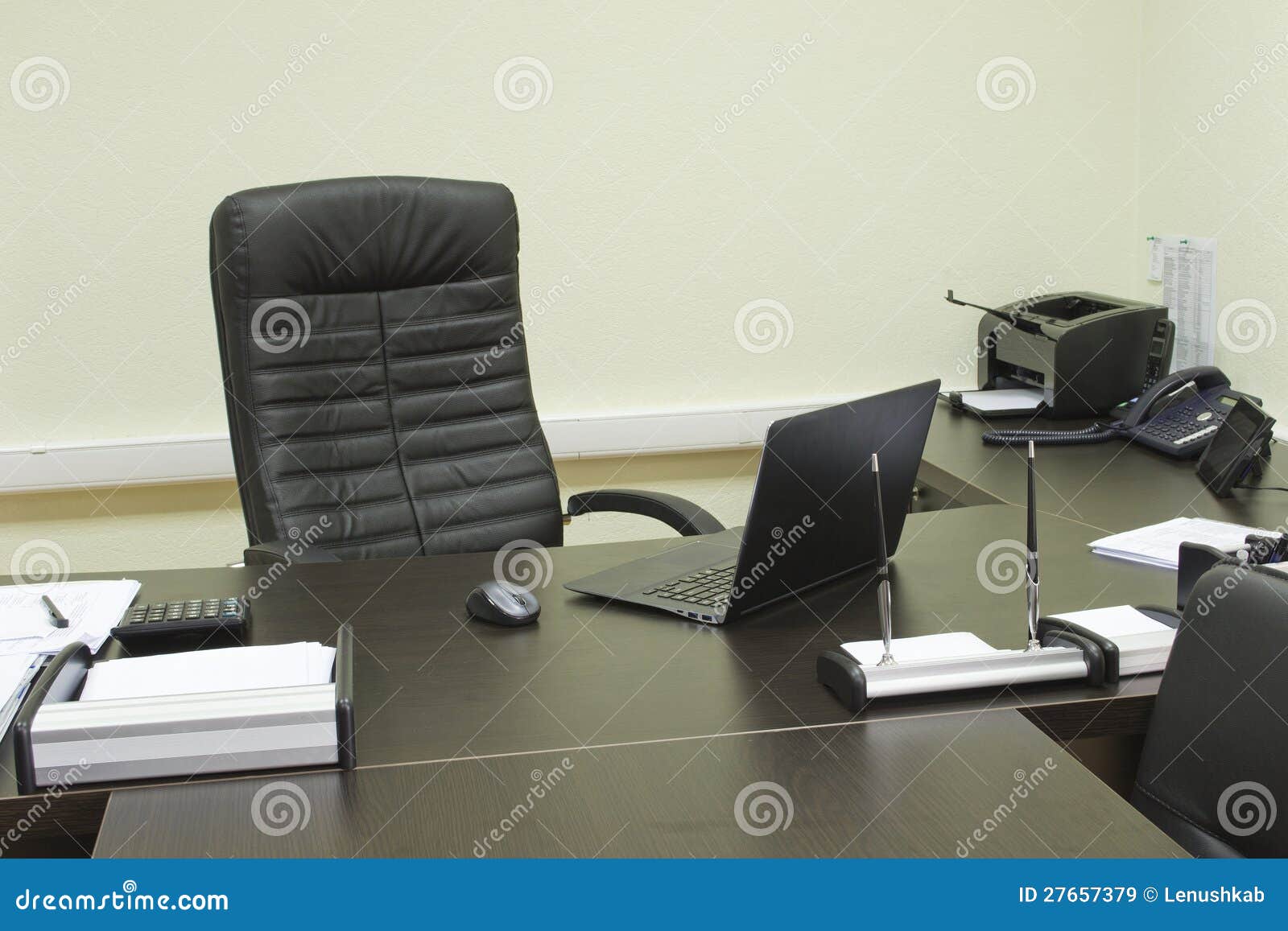 Manager S Office, Computer on the Table Stock Image - Image of computer ...