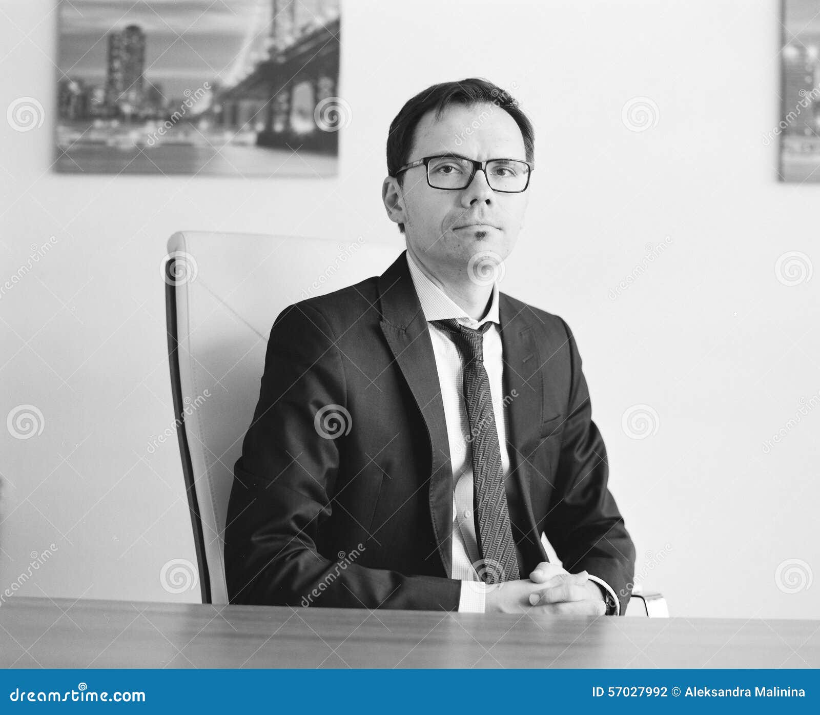 Manager s portret stock photo. Image of chair, shirt - 57027992