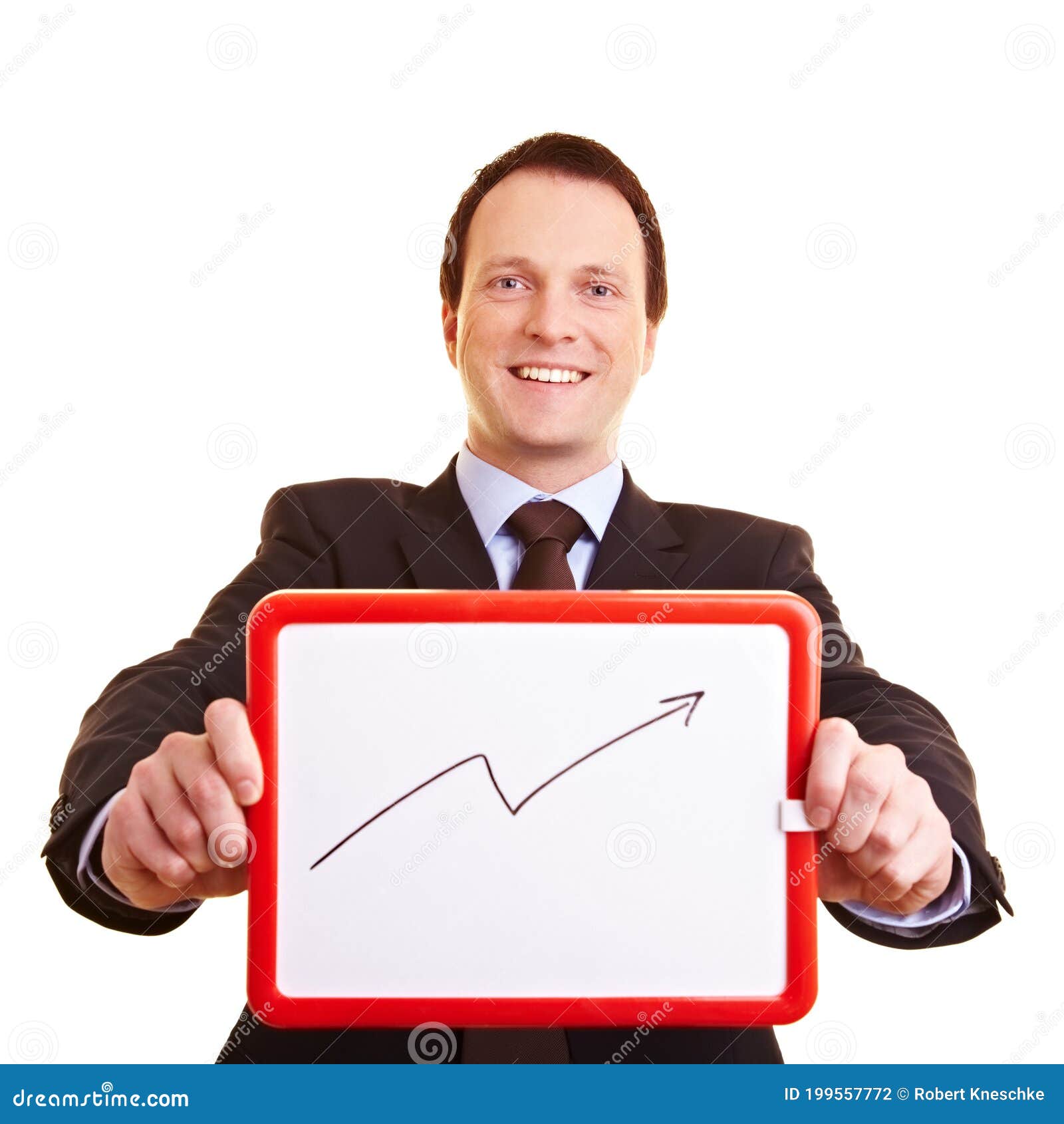 Manager Showing a Whiteboard Stock Photo - Image of meeting, consultant ...