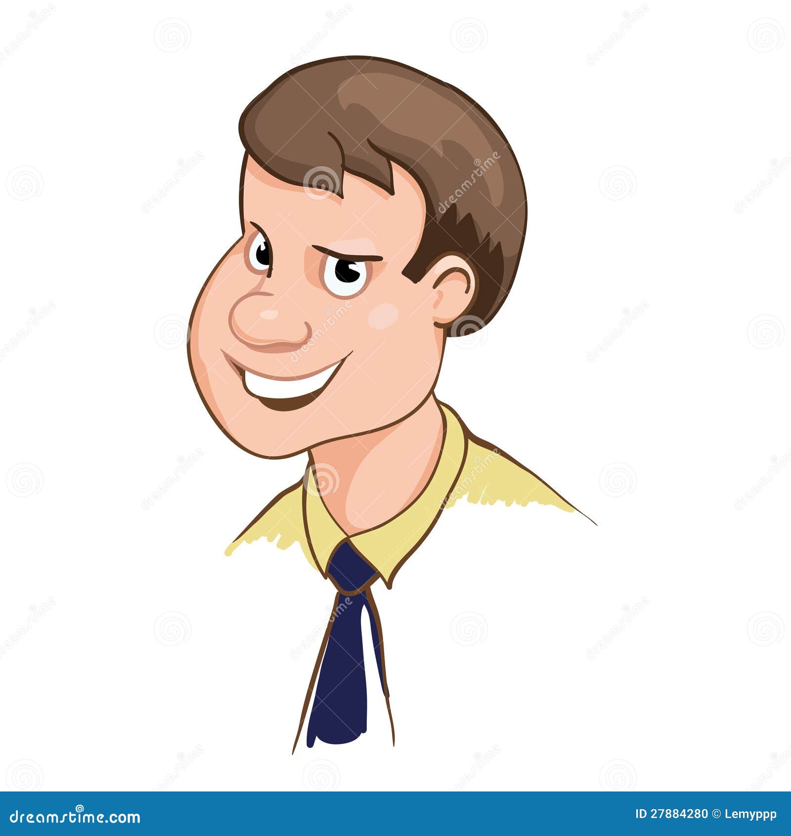 Manager smile stock vector. Illustration of employee - 27884280