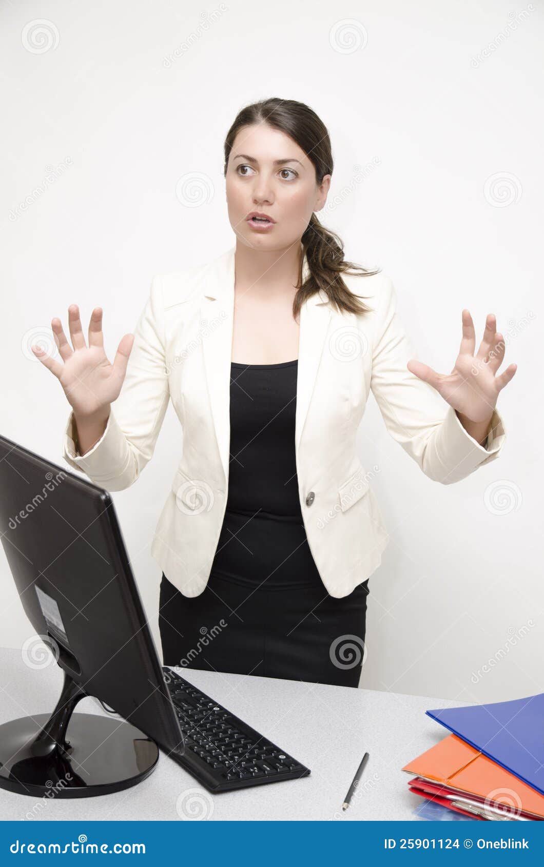 Manager speech stock photo. Image of isolated, confident - 25901124