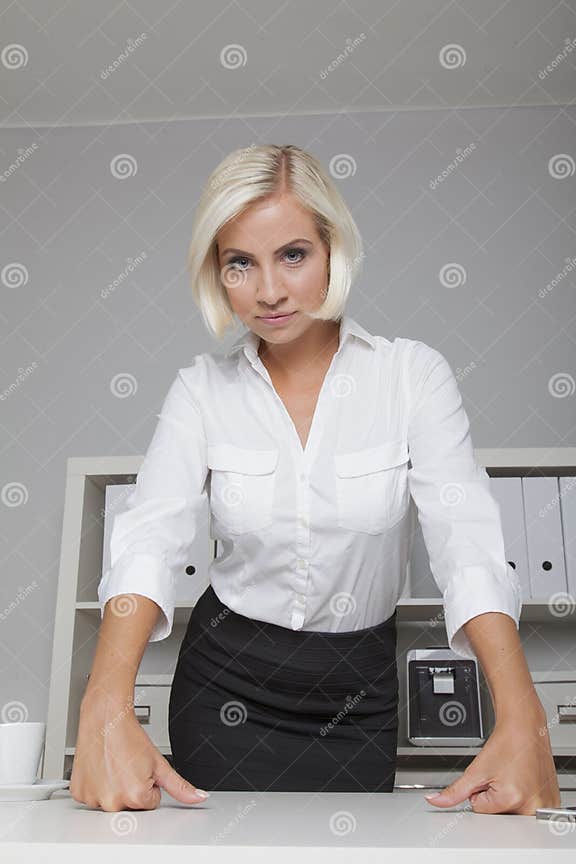Manager with Strict Expression Stock Photo - Image of chief, manager ...