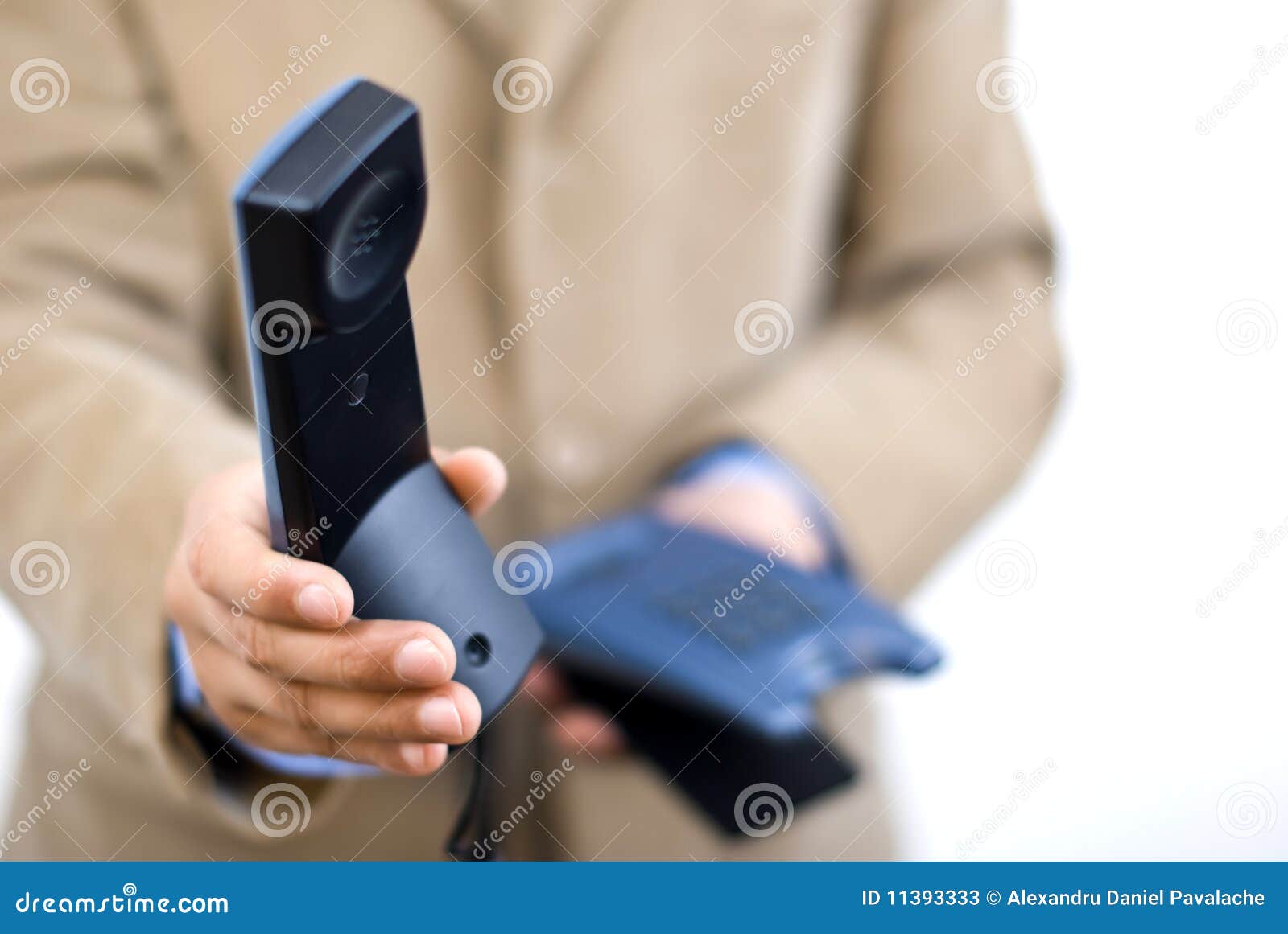 Manager Taking a Phone Call Stock Image - Image of adult, contact: 11393333