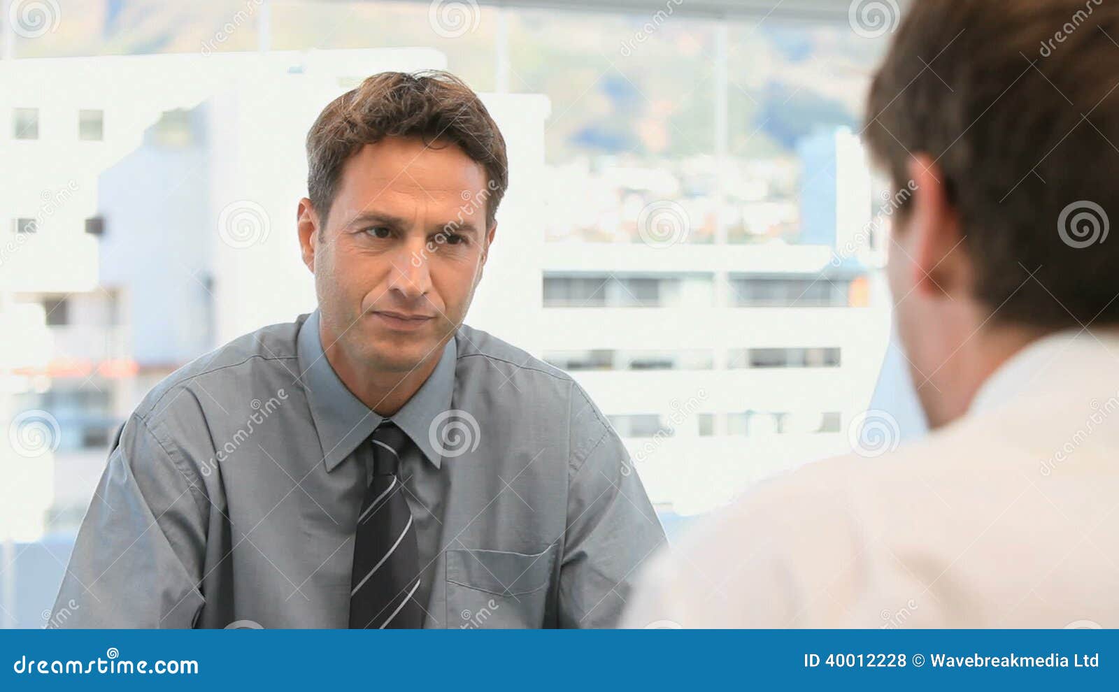 Manager Talking with an Employee Stock Footage - Video of communication ...