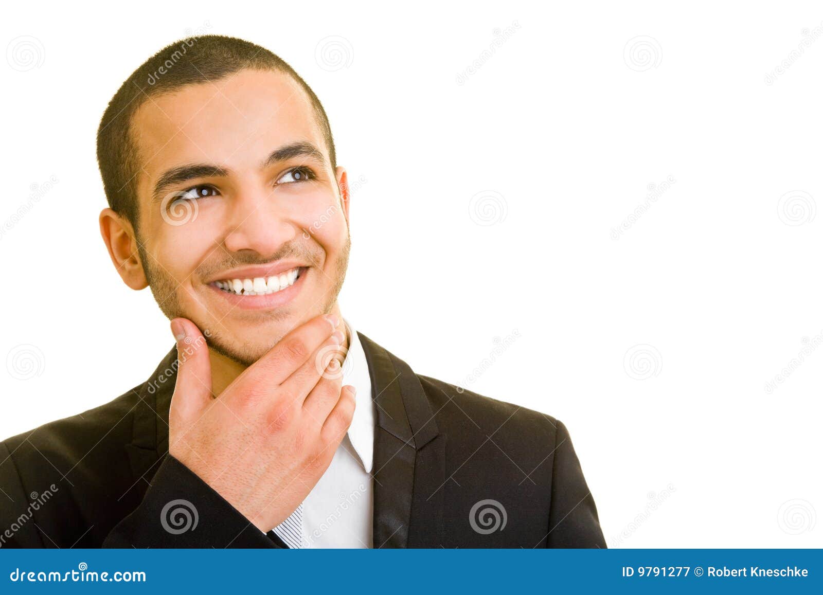 Manager thinking stock image. Image of portrait, ethnicity - 9791277