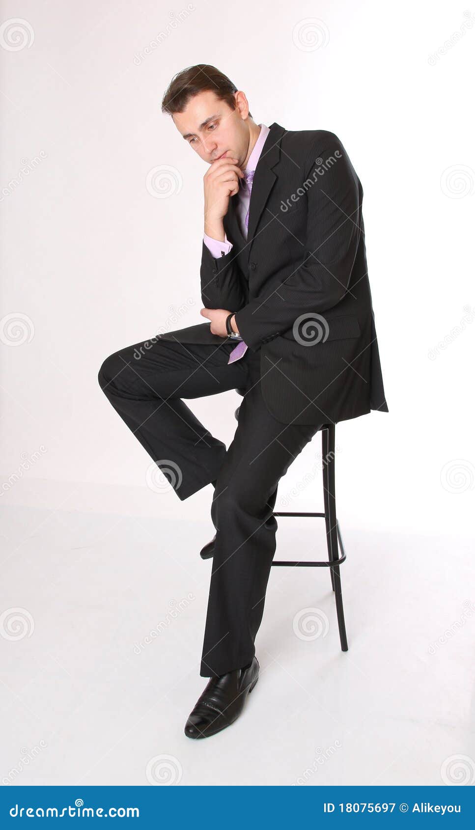 Manager Thinking about Successful Transaction Stock Image - Image of ...