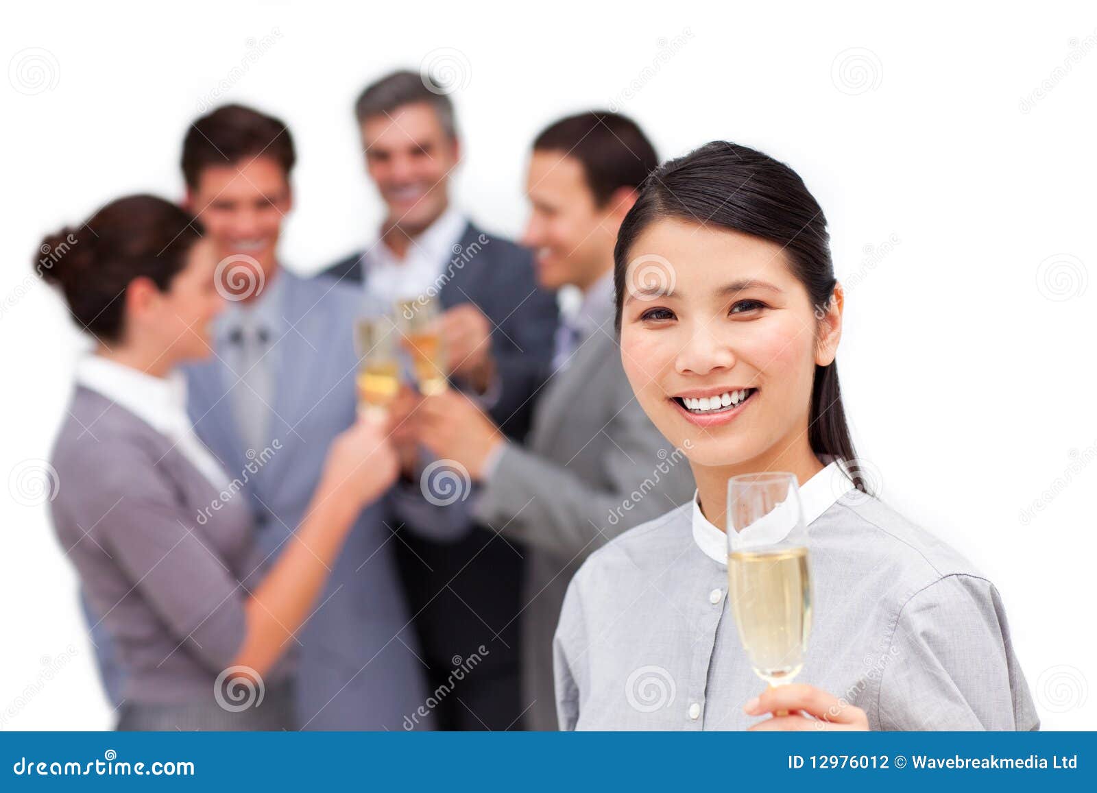 Manager Und Ihr Team, Die Einen Erfolg Feiern Stockfoto - Bild von ...