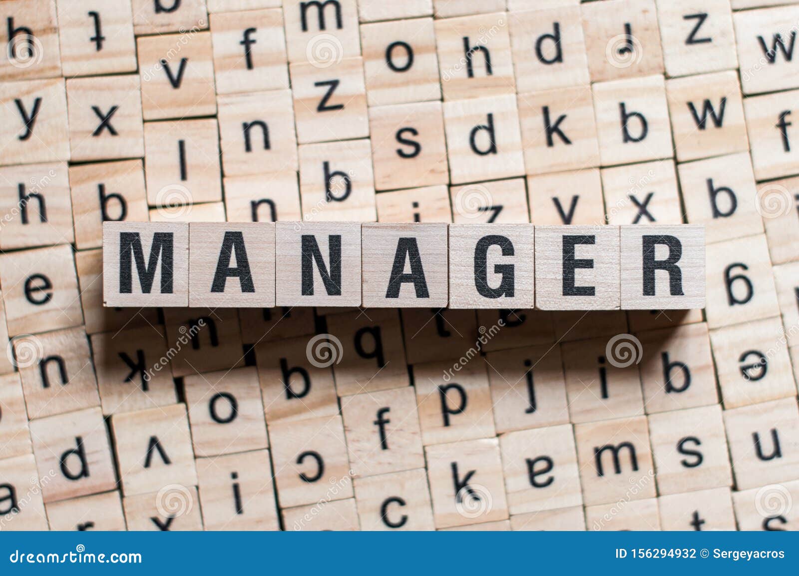 Manager word concept stock photo. Image of business - 156294932